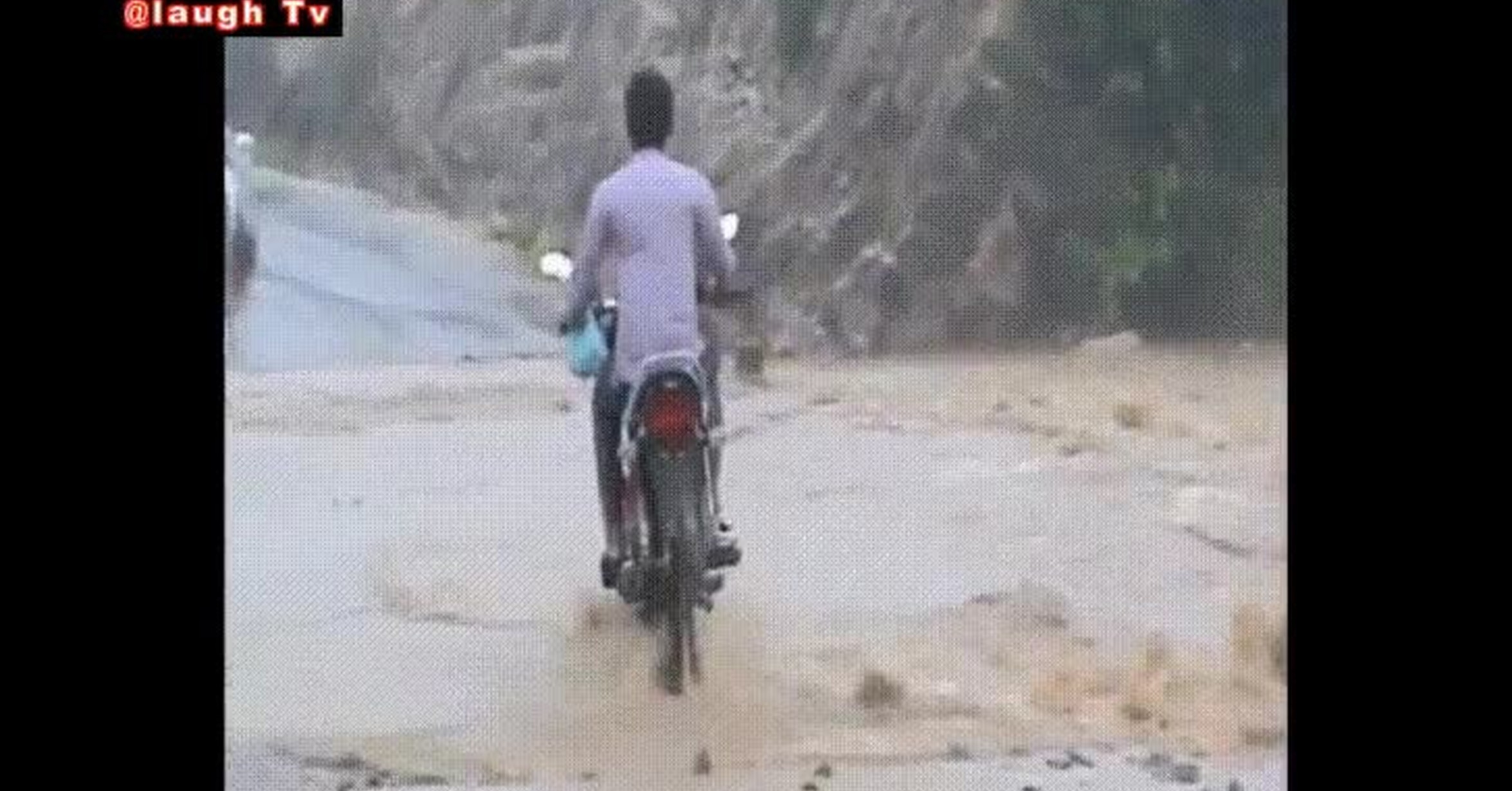 ¡Vaya GIF! / Fue una mala idea intentar cruzar con ese temporal