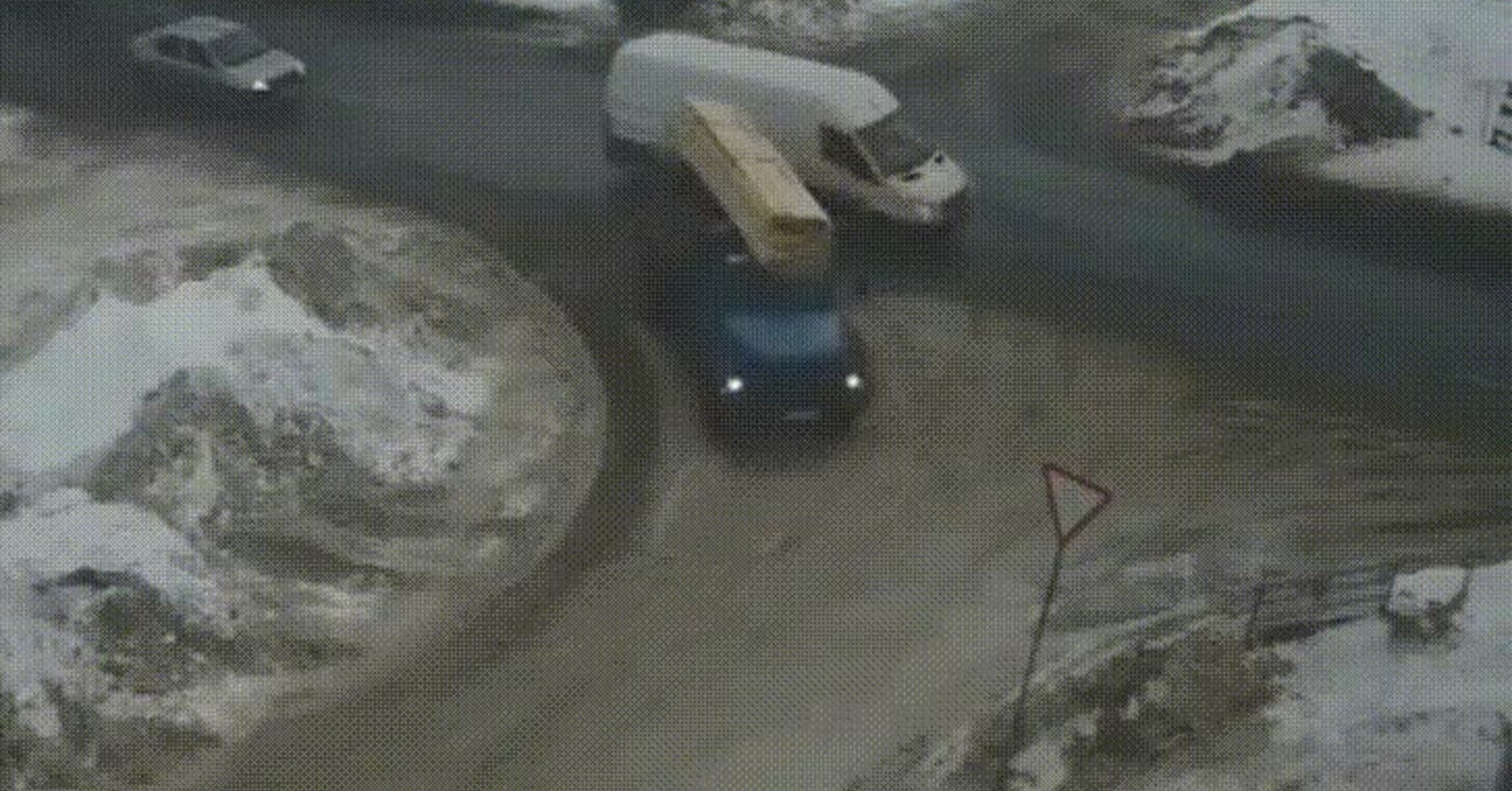 ¡Vaya GIF! / Parece un coche cansado que se aparta de la carretera para ...