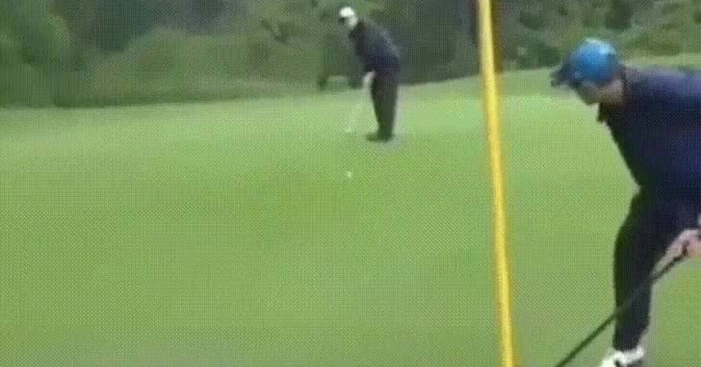 ¡Vaya GIF! / El curling aplicado al golf