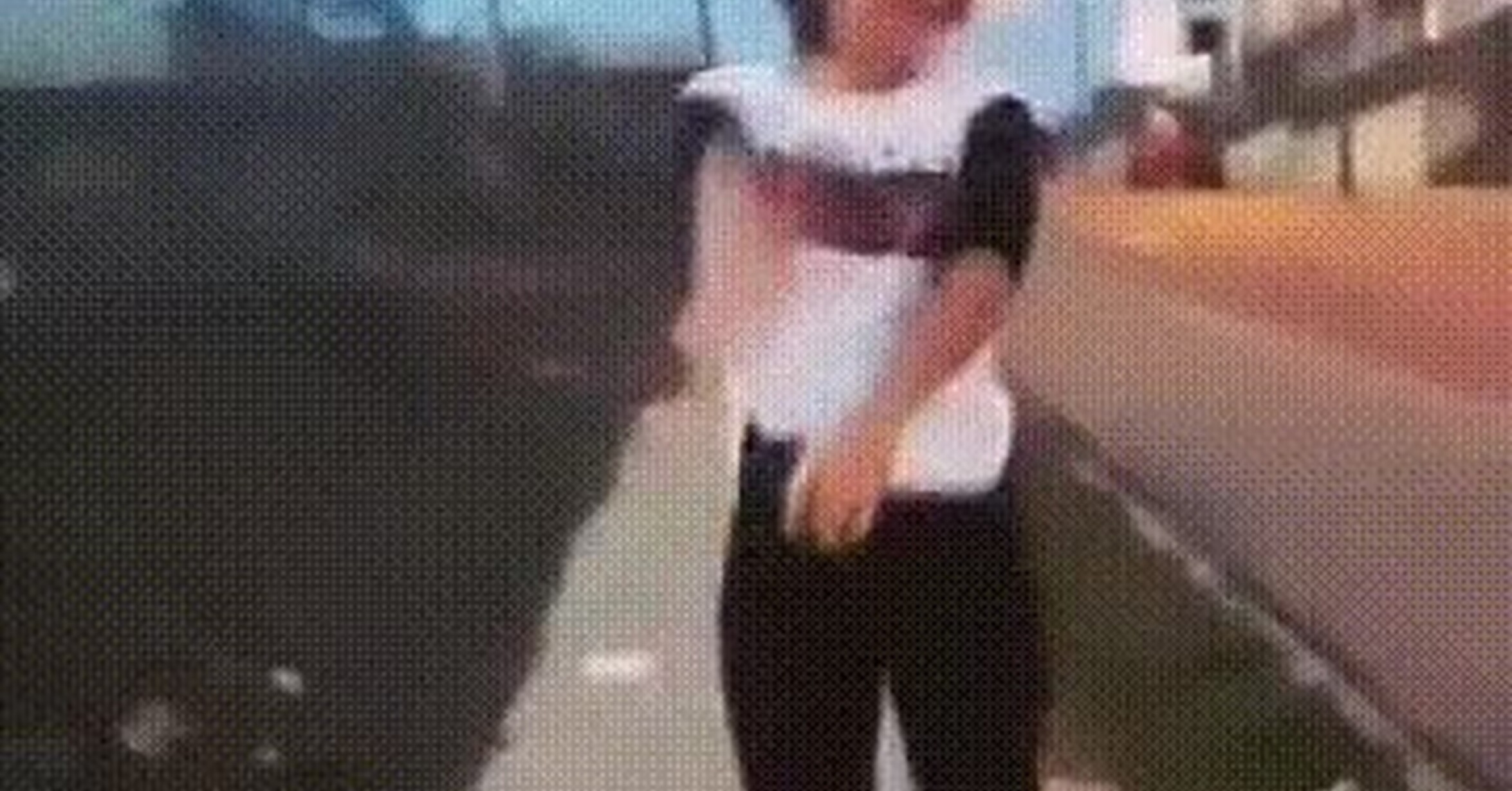 ¡Vaya GIF! / Se nota que es su primer día de vacaciones