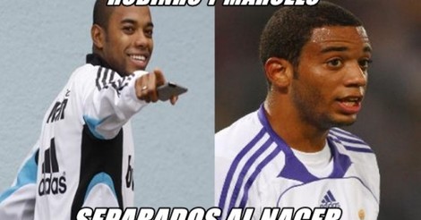 [ MEMEDEPORTES ] Robinho y Marcelo, separados al nacer