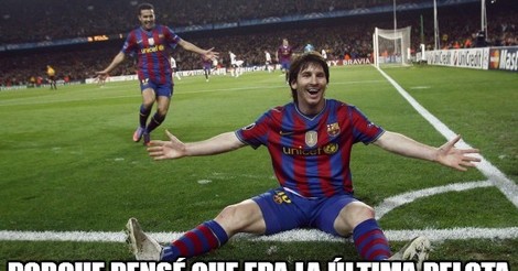 [ MEMEDEPORTES ] Messi: Acabé la jugada chutando