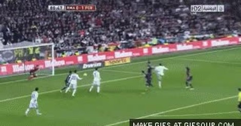 [ MEMEDEPORTES ] GIF: Merecido gol de Varane ante el FC Barcelona