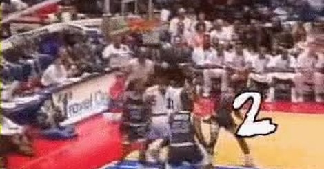 [ MEMEDEPORTES ] GIF: 4 tapones en 10 segundos de Manute Bol