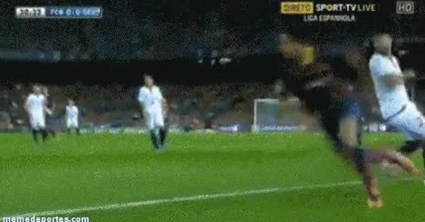 [ MEMEDEPORTES ] GIF: Espectacular regate de Neymar. No dejes de hacer ...