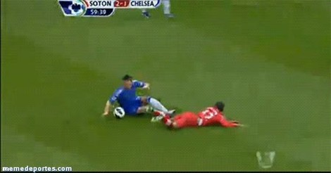 [ MEMEDEPORTES ] GIF: La acción cómica de la jornada. By Terry