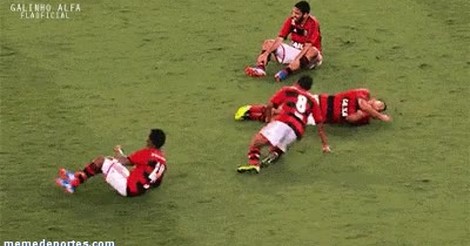 [ MEMEDEPORTES ] GIF: ¿Celebración? del Flamengo