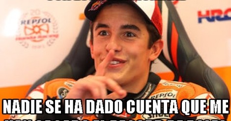 [ MEMEDEPORTES ] A Márquez le ha despistado tanto mundial