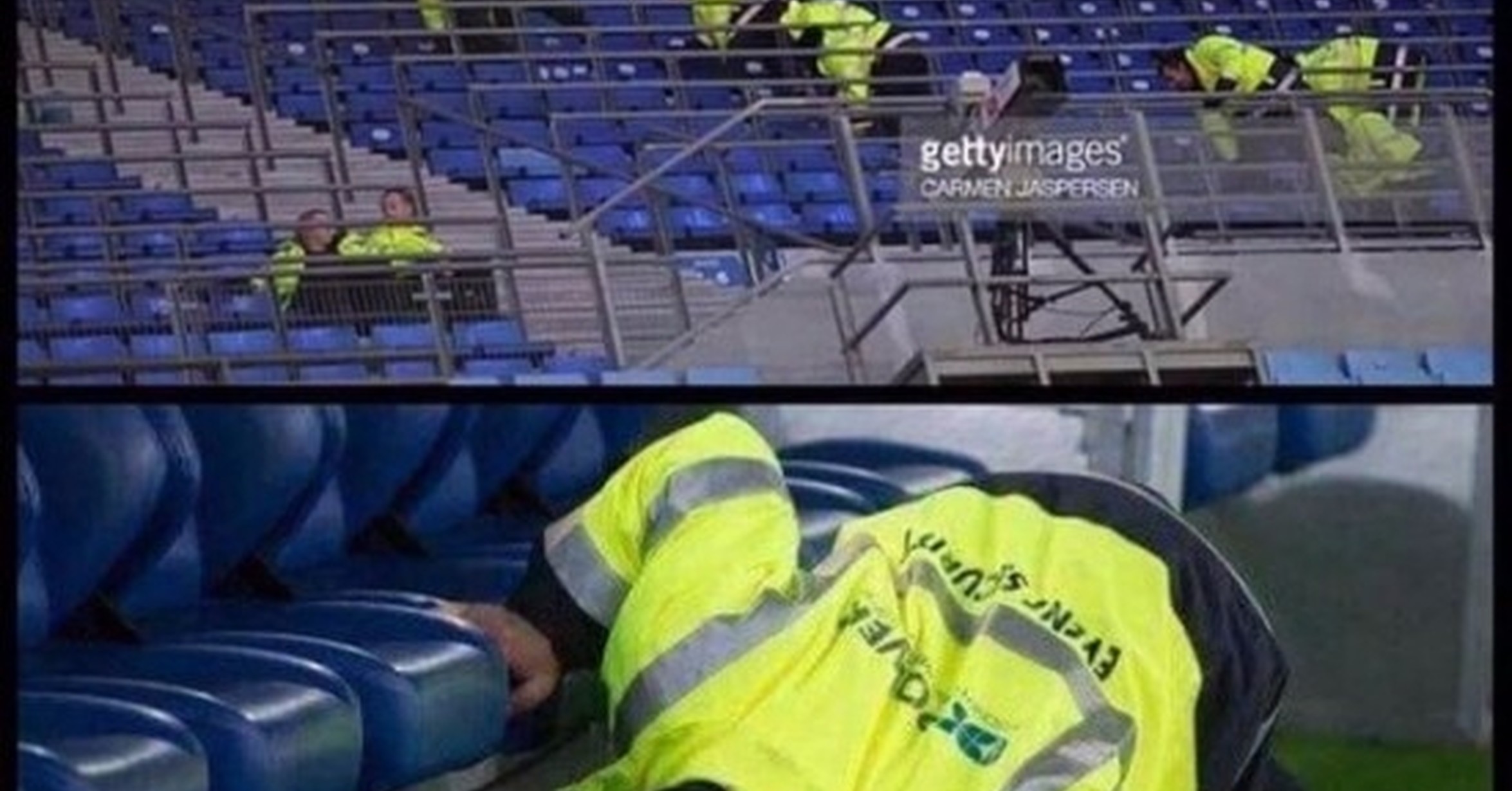 [ MEMEDEPORTES ] Mientras tanto los guardias de seguridad