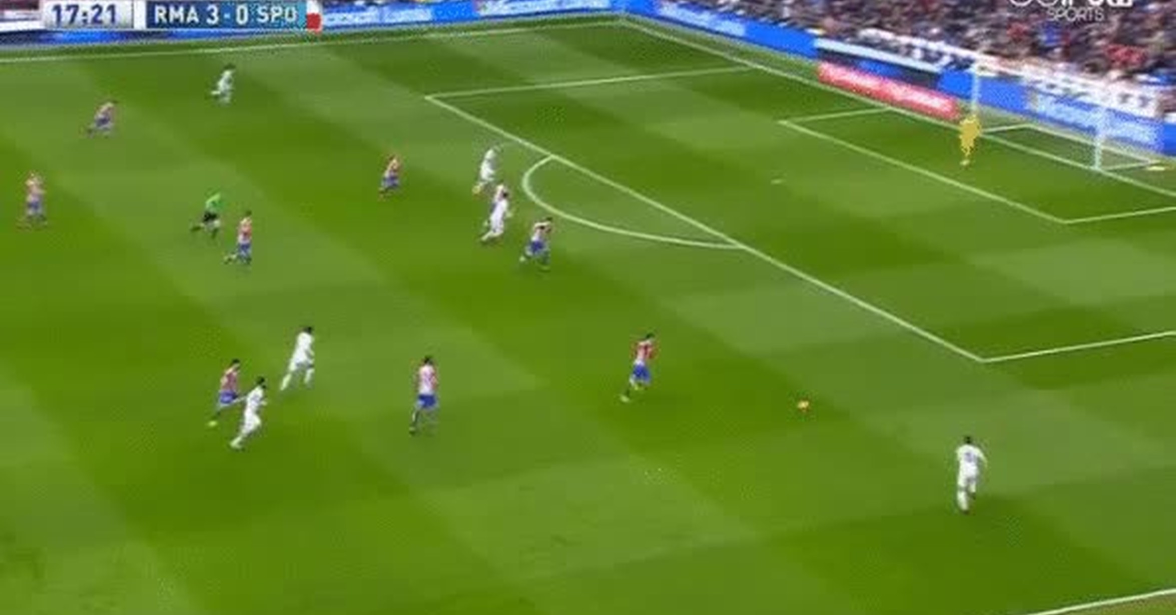 [ MEMEDEPORTES ] GIF: Gooool del Bicho que pone el 4-0 en el minuto 17