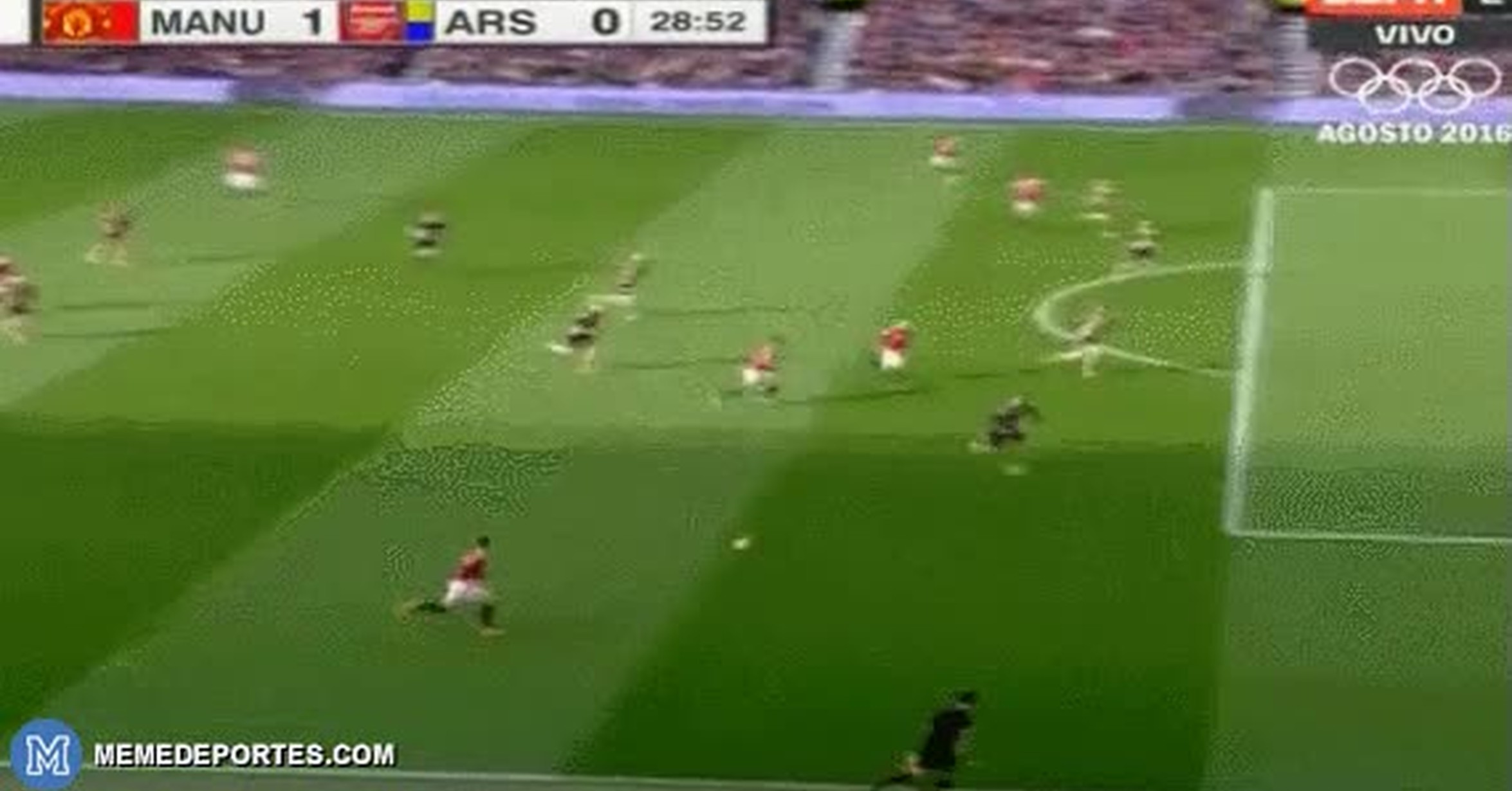 [ MEMEDEPORTES ] GIF: ¡Goooool del Rashford, su primer gol al Arsenal!
