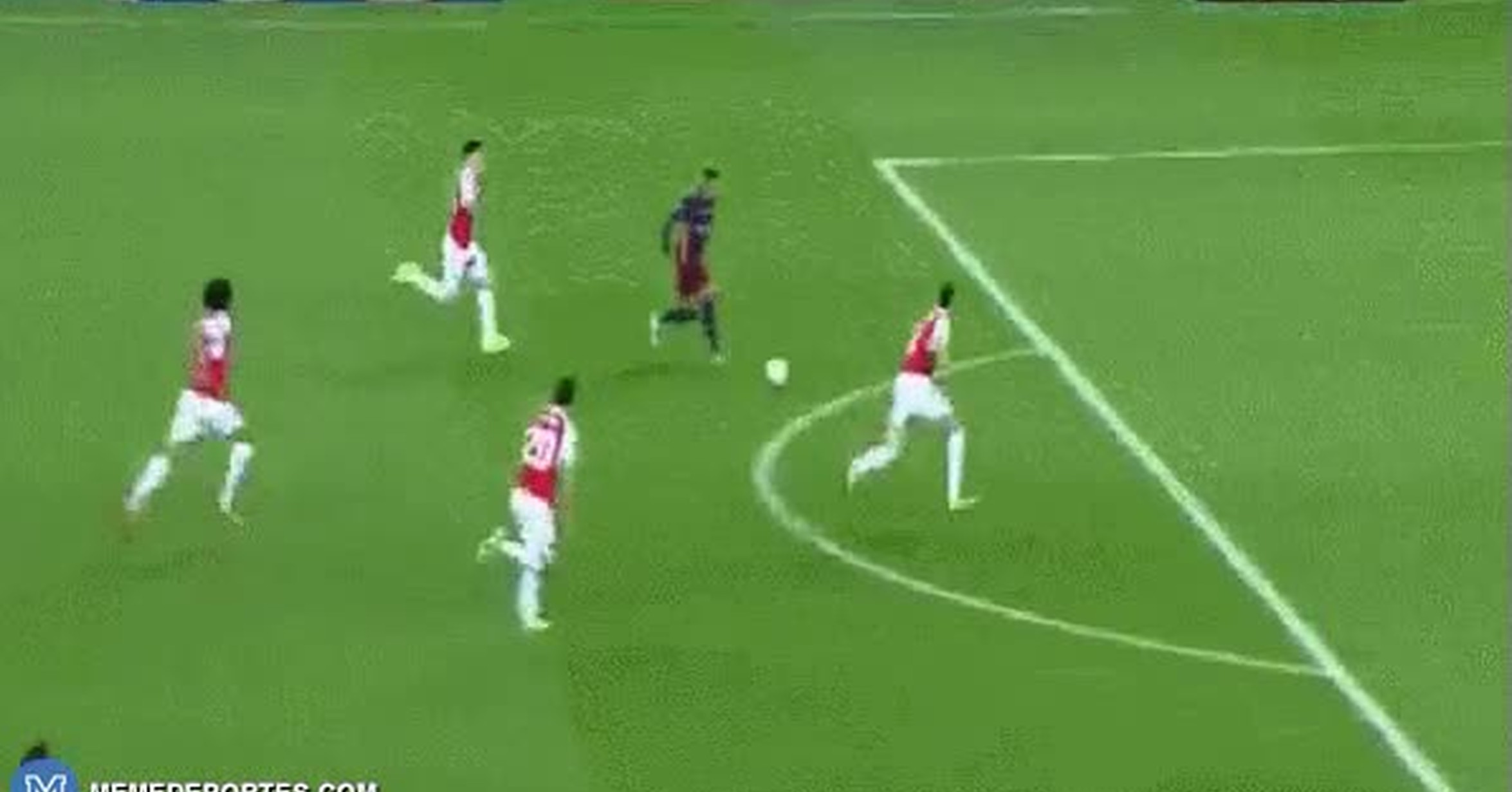 [ MEMEDEPORTES ] GIF: Goooool de Neymar a pase de Suárez