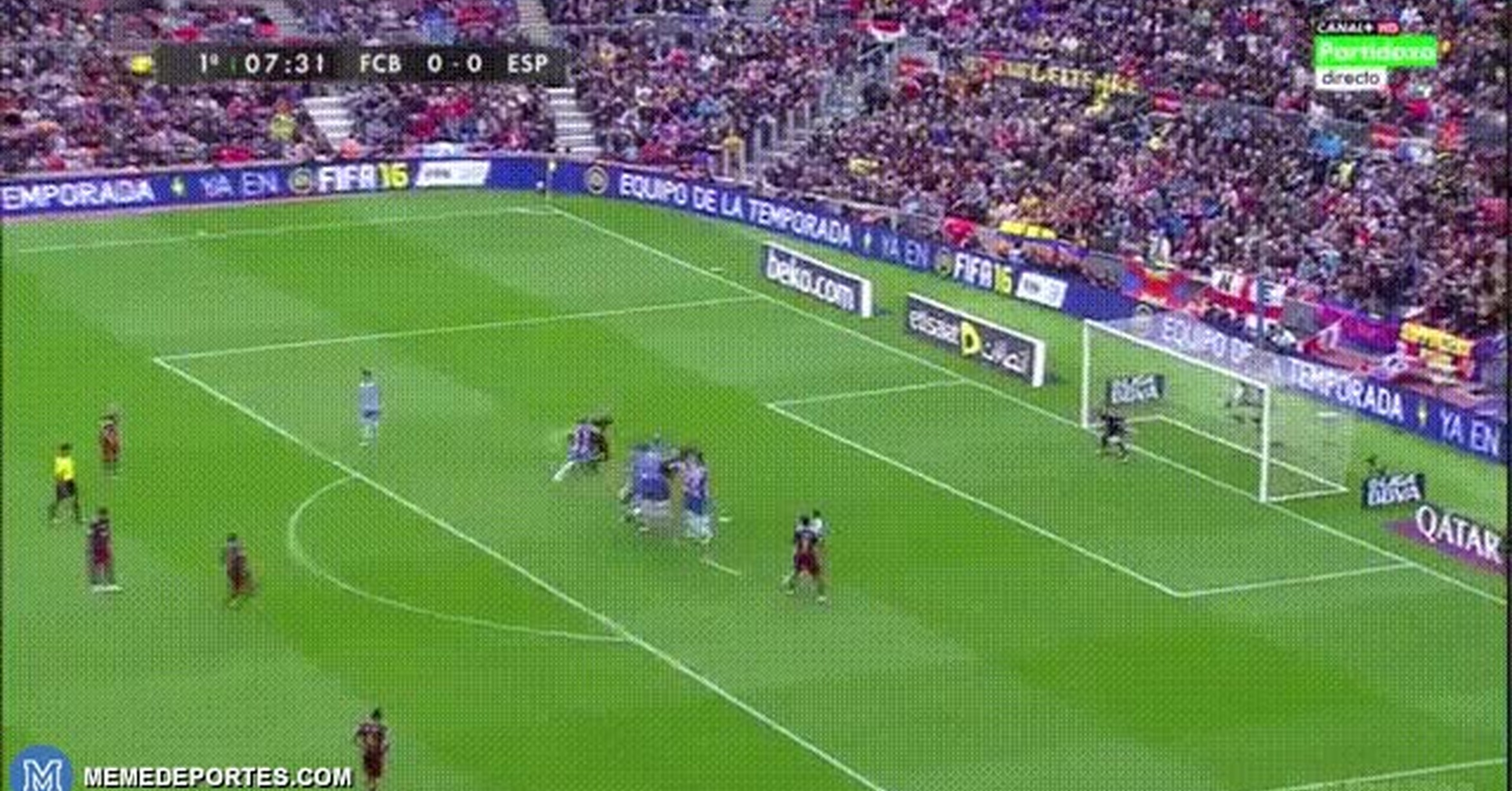[ MEMEDEPORTES ] GIF: ¡Golazo de tiro libre de Messi! La Liga se pone ...