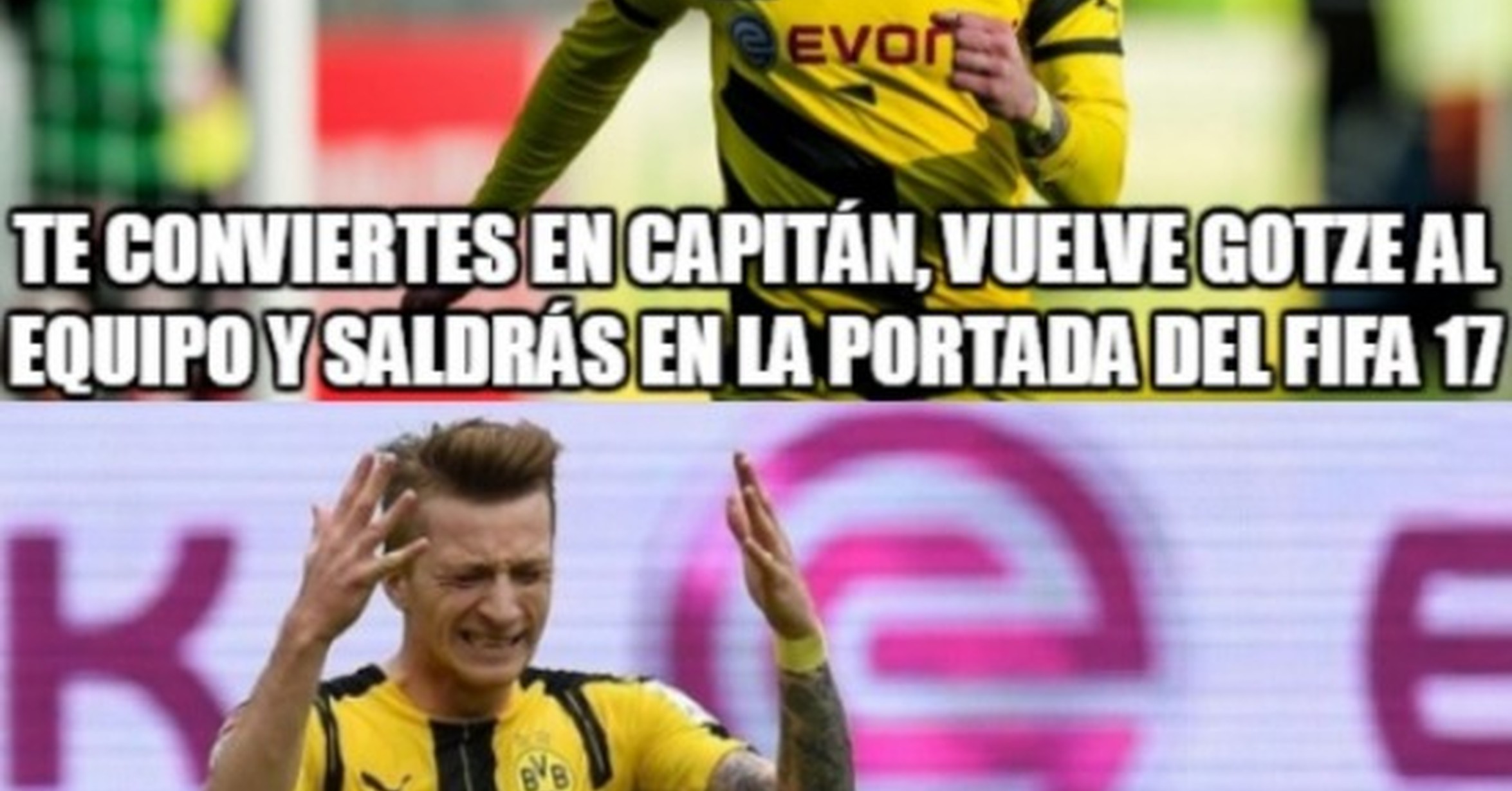 [ MEMEDEPORTES ] Ni así Marco Reus se evita de las lesiones