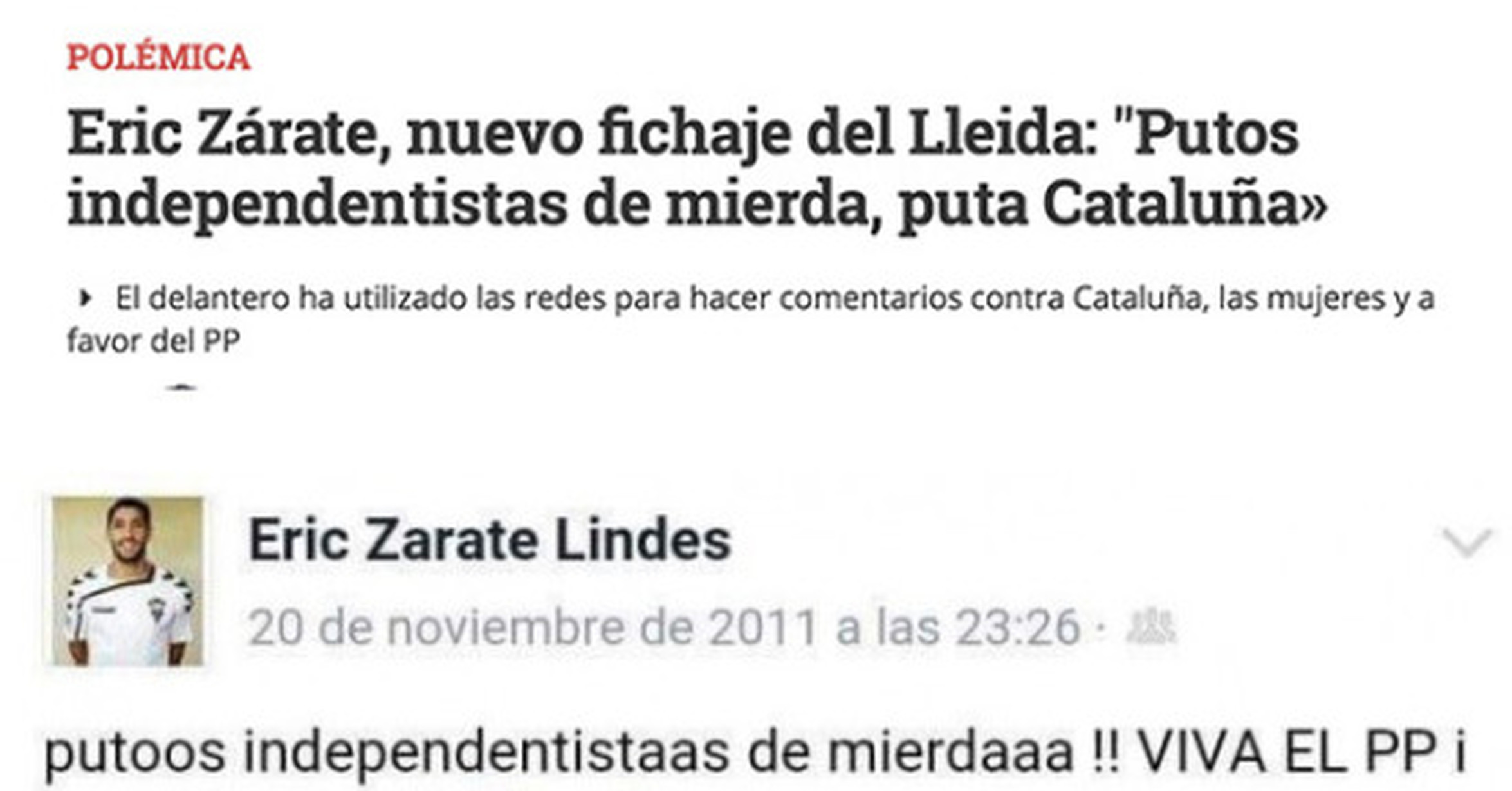 [ MEMEDEPORTES ] Eric Zárate, el nuevo fichaje del Lleida y los ...