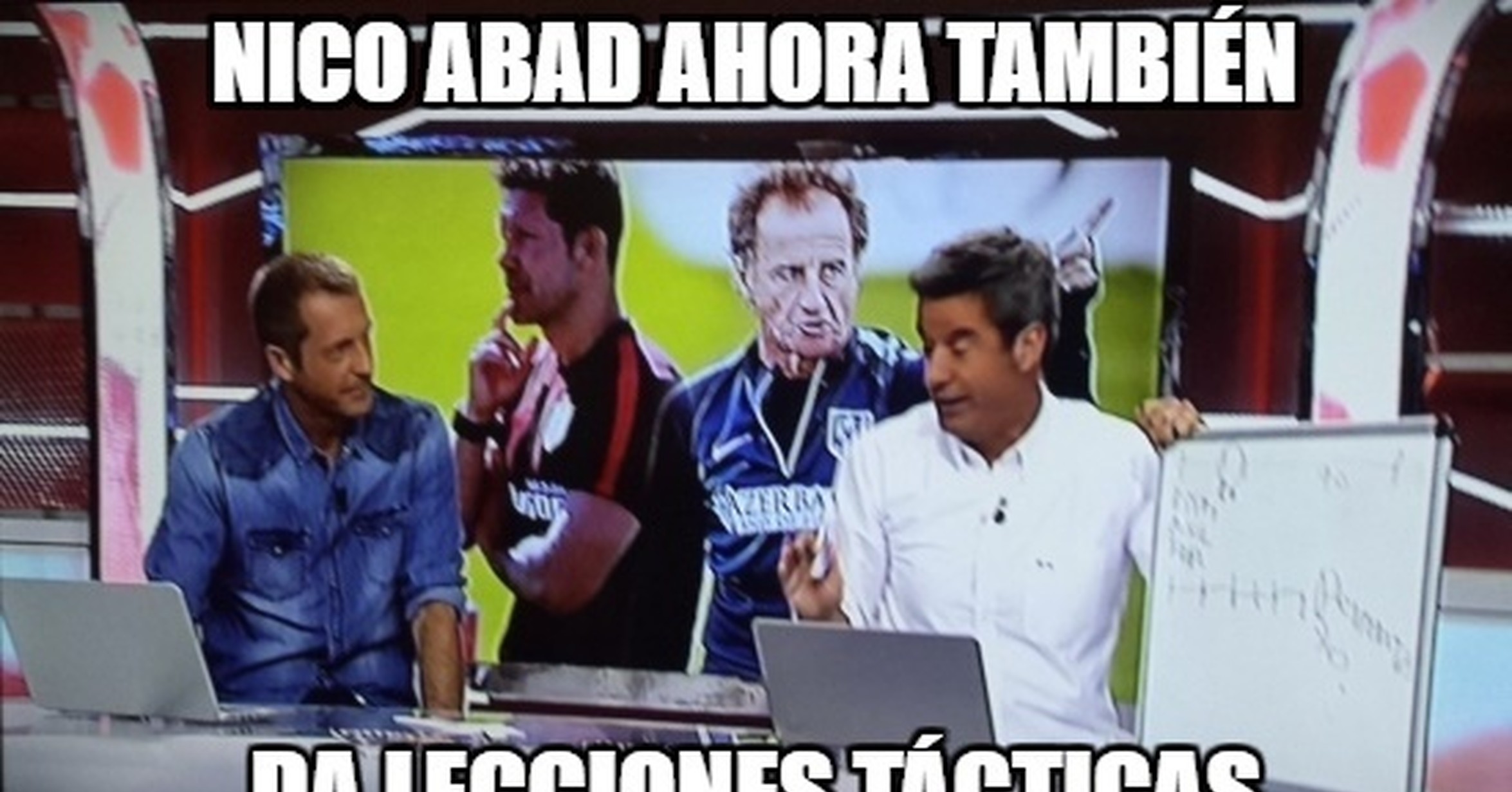 [ MEMEDEPORTES ] Nico Abad muestra sus conocimientos tácticos