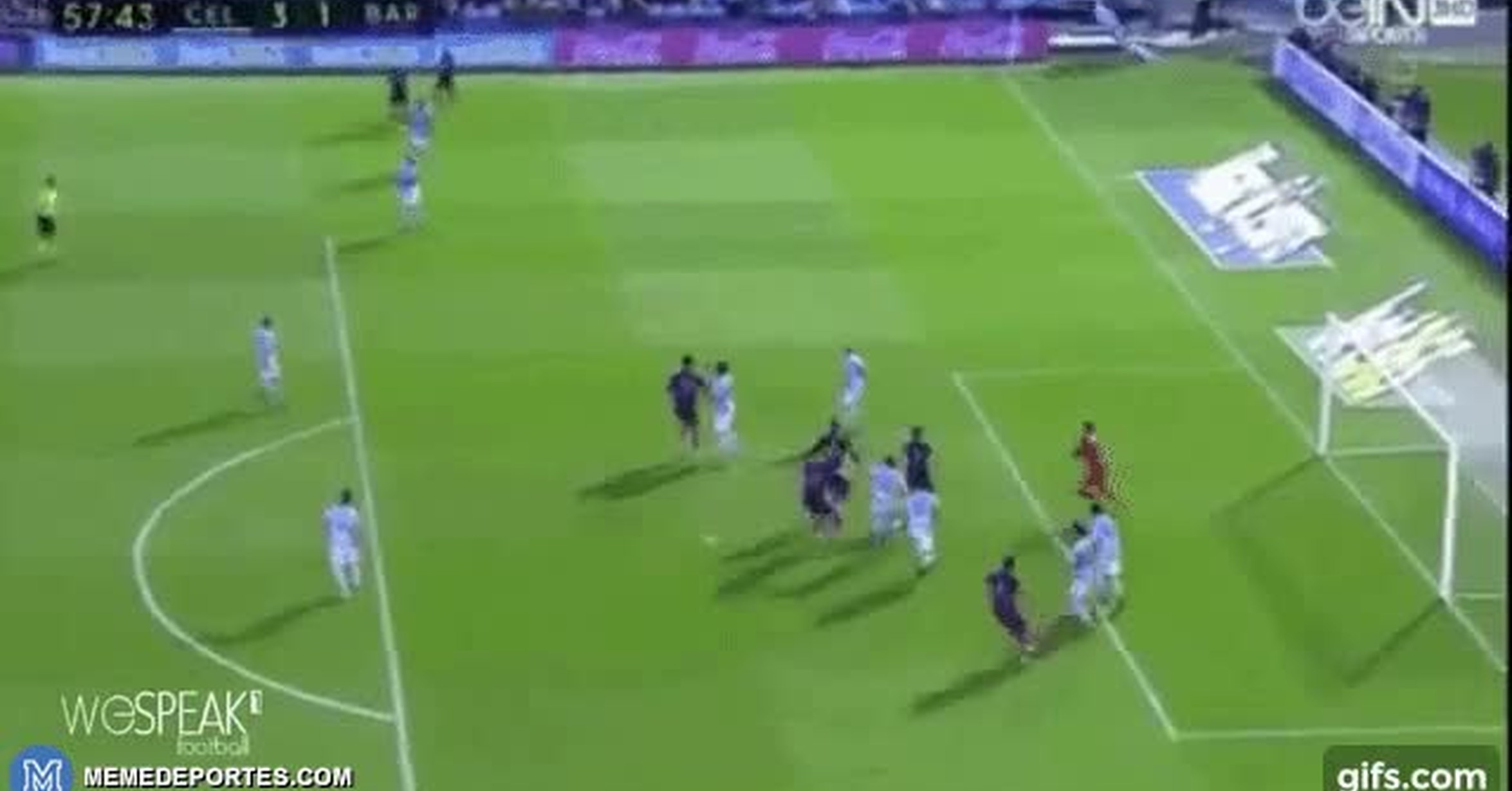 [ MEMEDEPORTES ] Gif: Piqué descuenta para el Barça con este gol