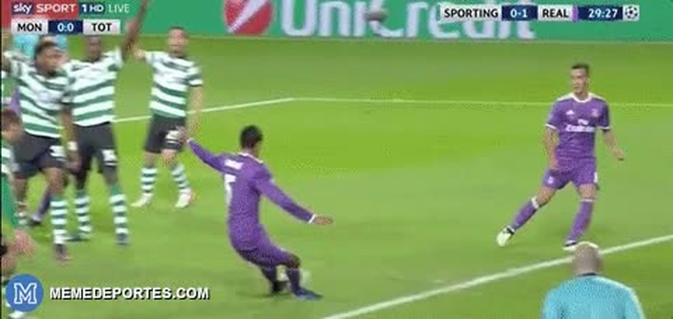 [ MEMEDEPORTES ] GIF: Goool de Varane que adelanta al Real Madrid