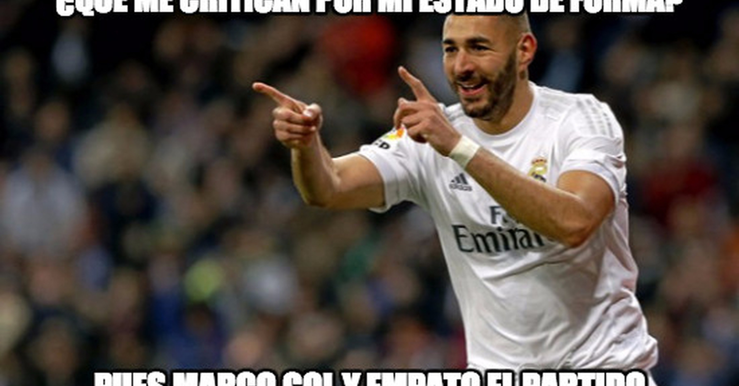 [ MEMEDEPORTES ] Benzema siempre aparece en los grandes momentos