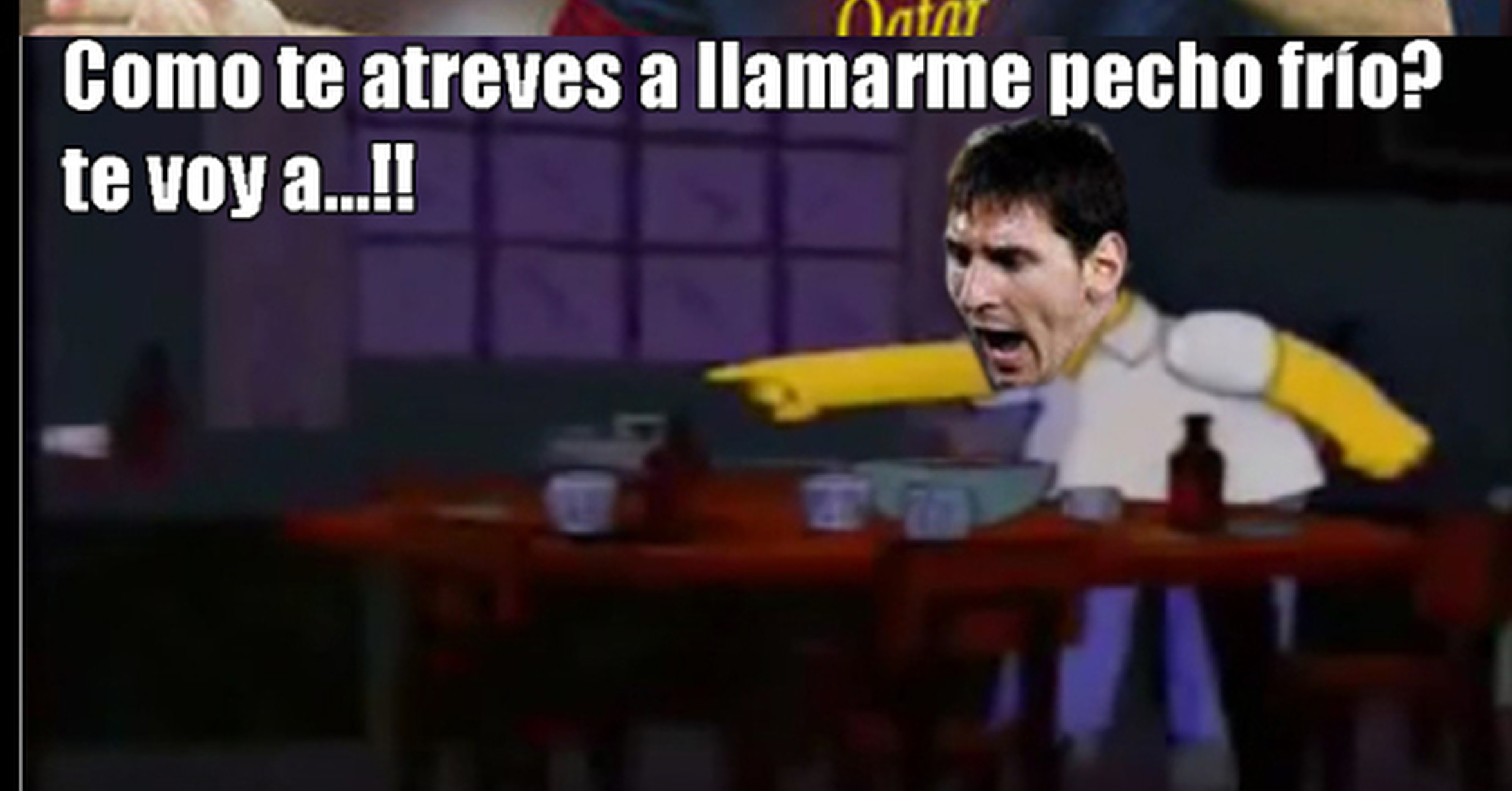 [ MEMEDEPORTES ] A Messi le llaman pecho frío