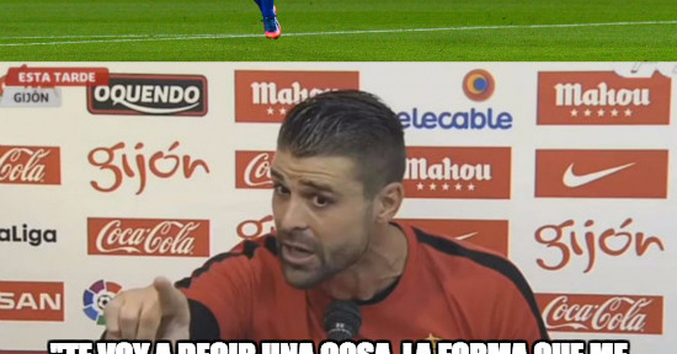[ MEMEDEPORTES ] Pichu Cuéllar está enfadado tras el gol de Messi