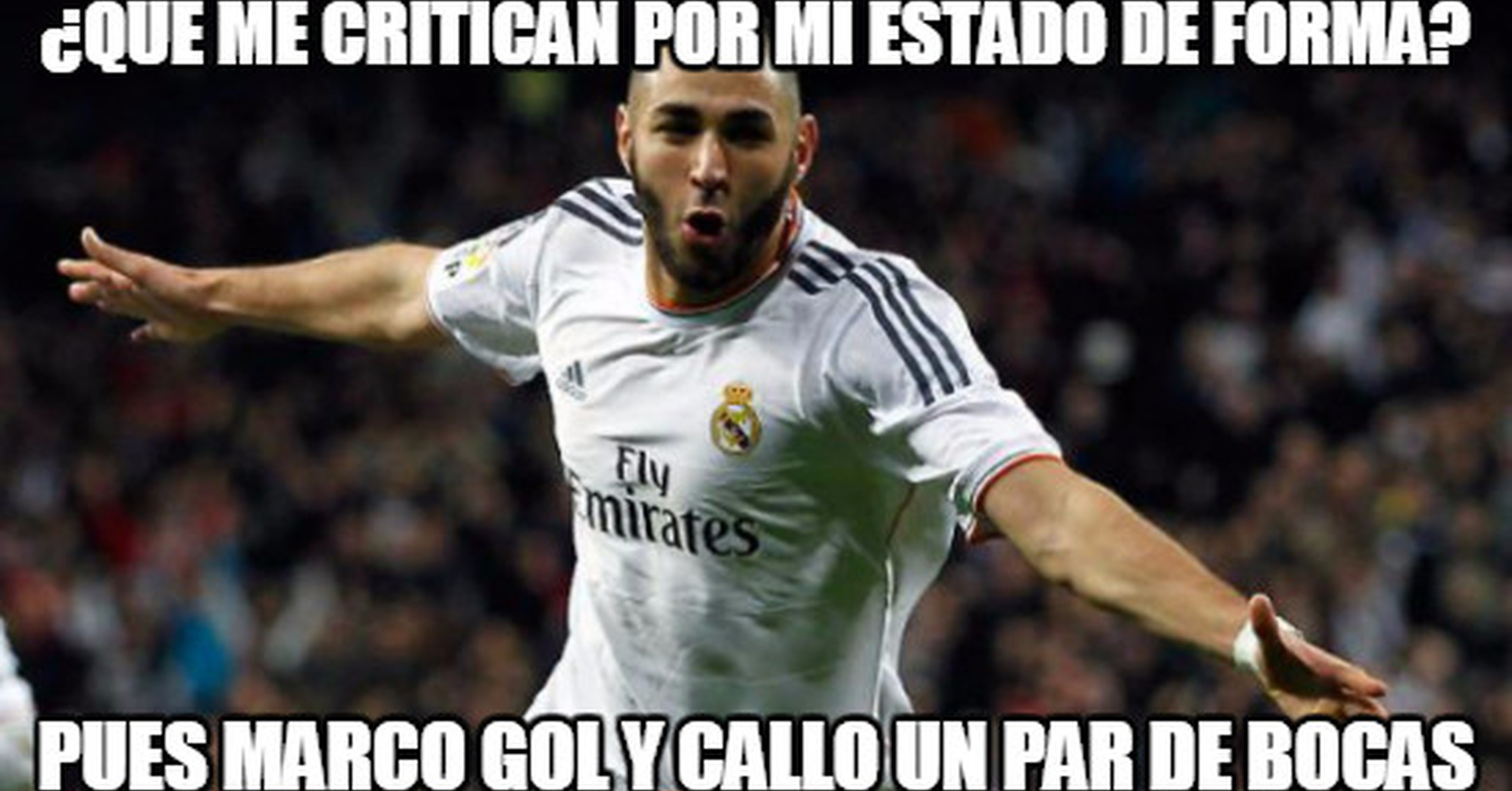 [ MEMEDEPORTES ] Benzema callando bocas
