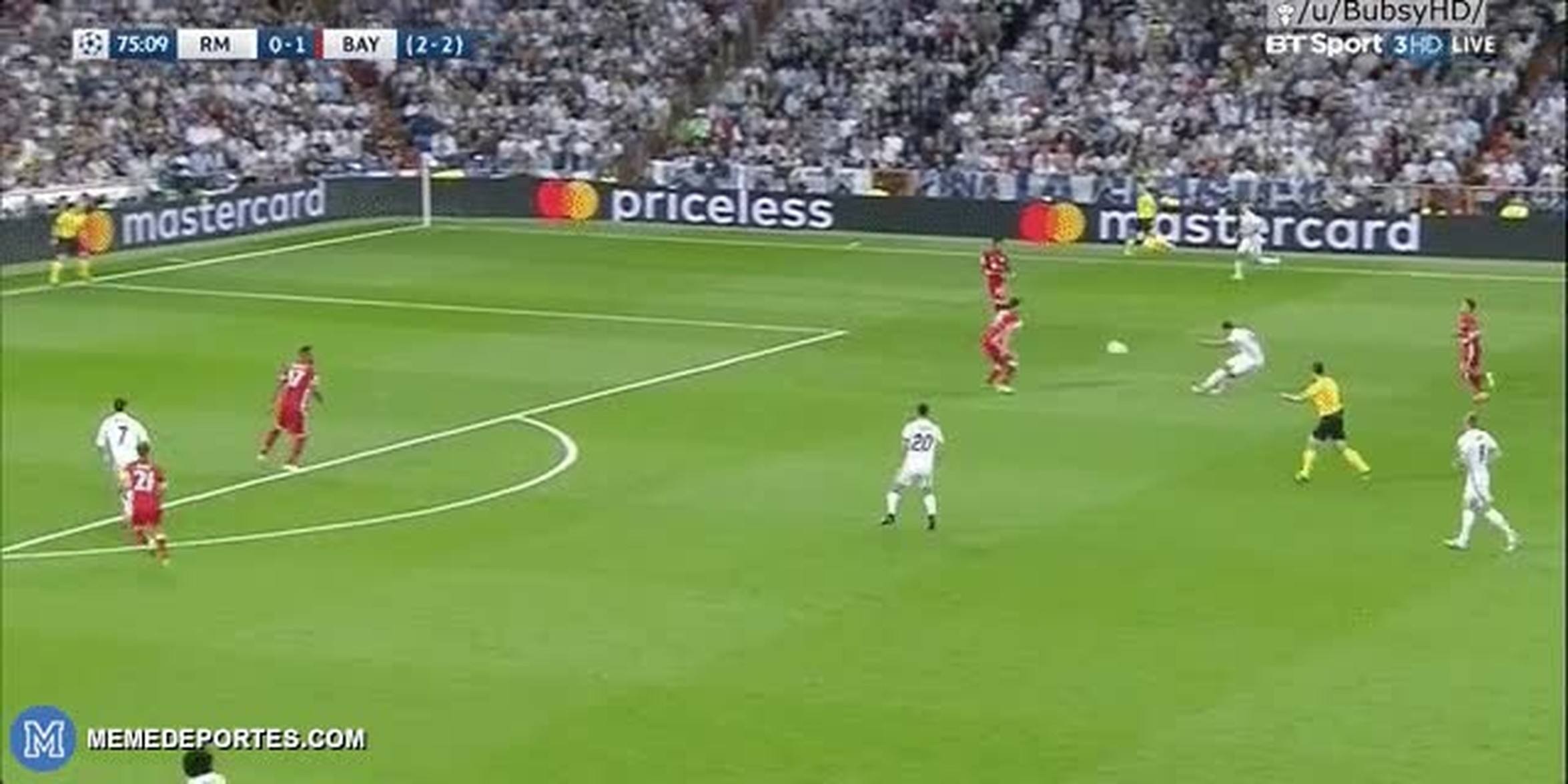 [ MEMEDEPORTES ] GIF: Goooool de CR al Bayern que empataba el partido