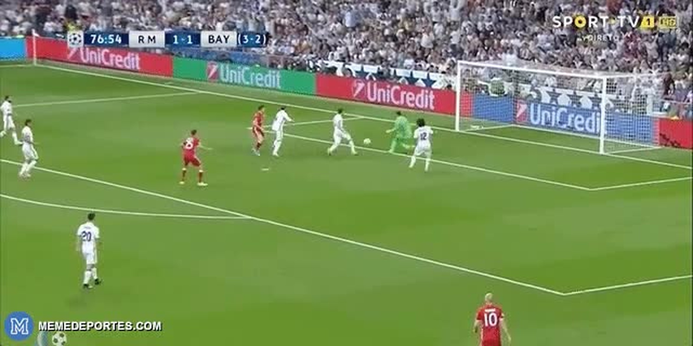 [ MEMEDEPORTES ] GIF: Gooooool de Sergio Ramos en propia que manda el ...