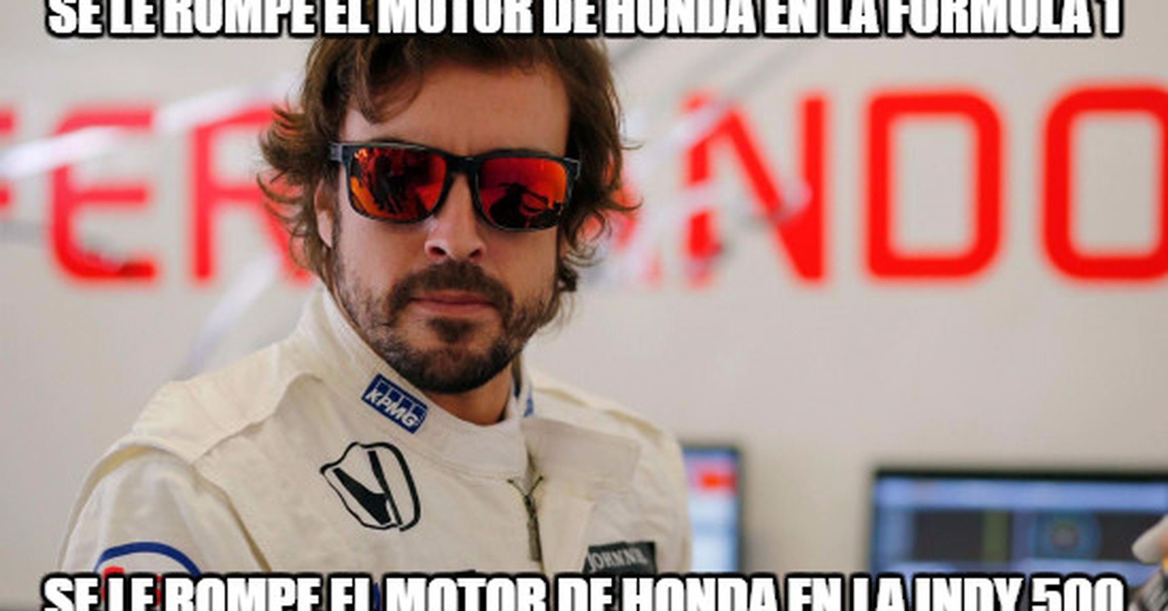 [ MEMEDEPORTES ] Fernando Alonso sigue con su gafe...