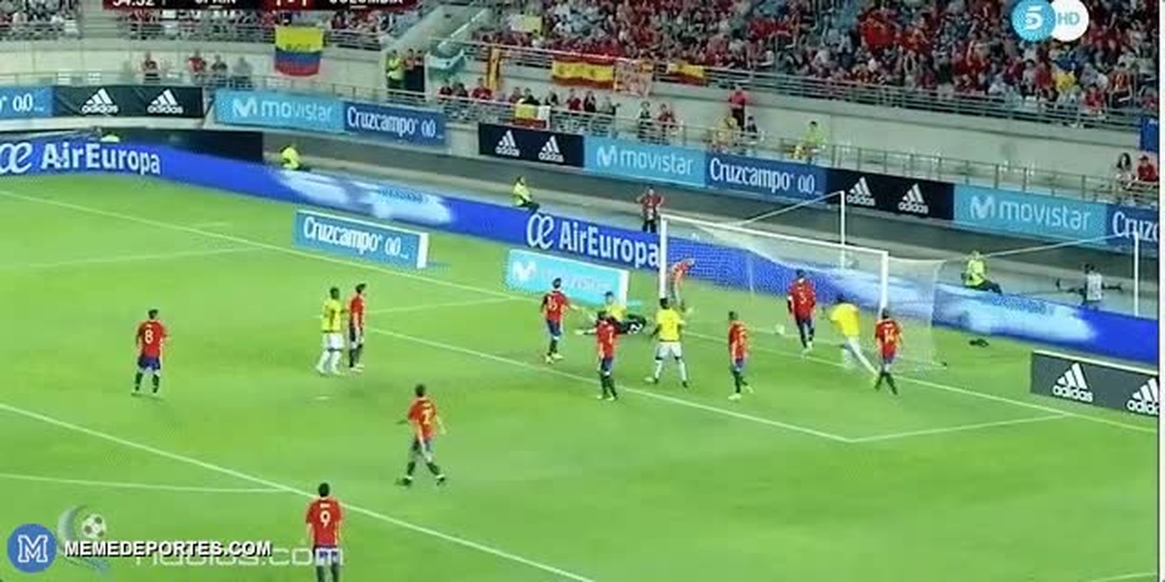 [ MEMEDEPORTES ] GIF: Gooooool de Falcao que remonta el marcador frente ...