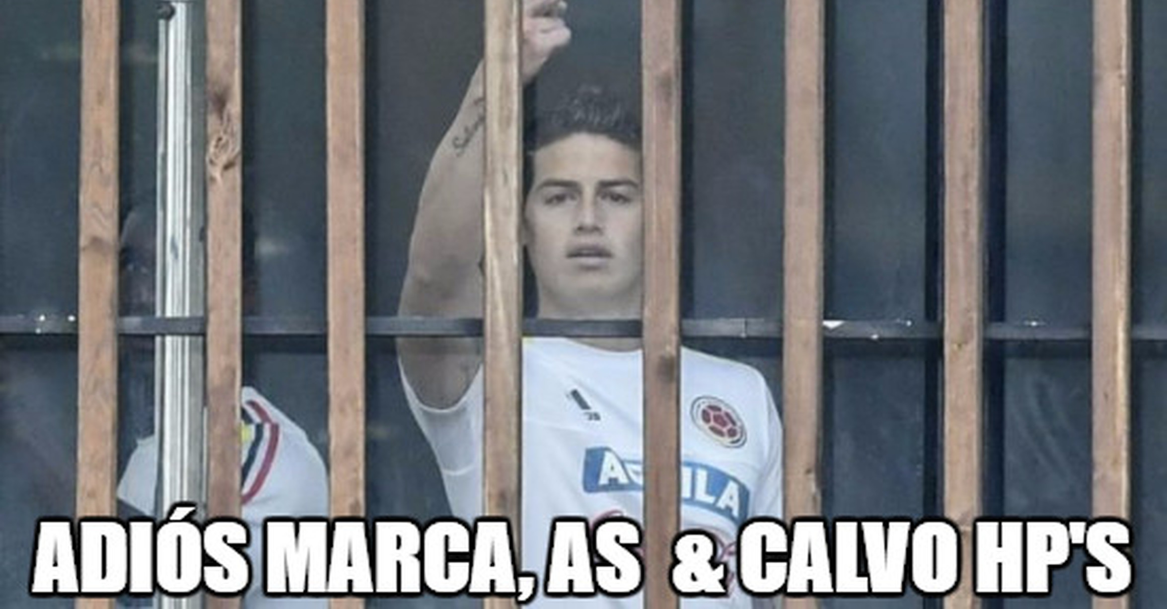 [ MEMEDEPORTES ] James debe estar aliviado de decir adiós a la prensa