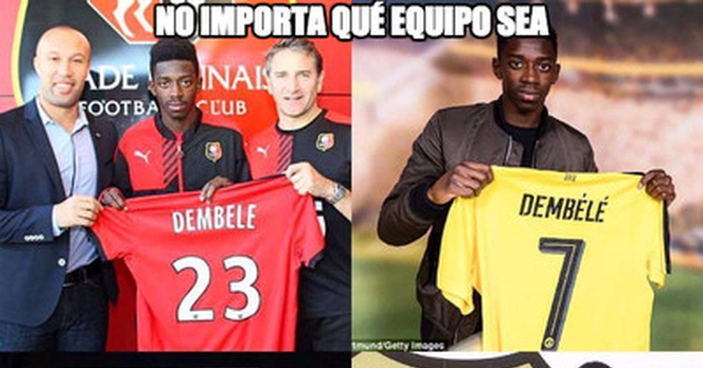 [ MEMEDEPORTES ] Dembélé nunca está feliz
