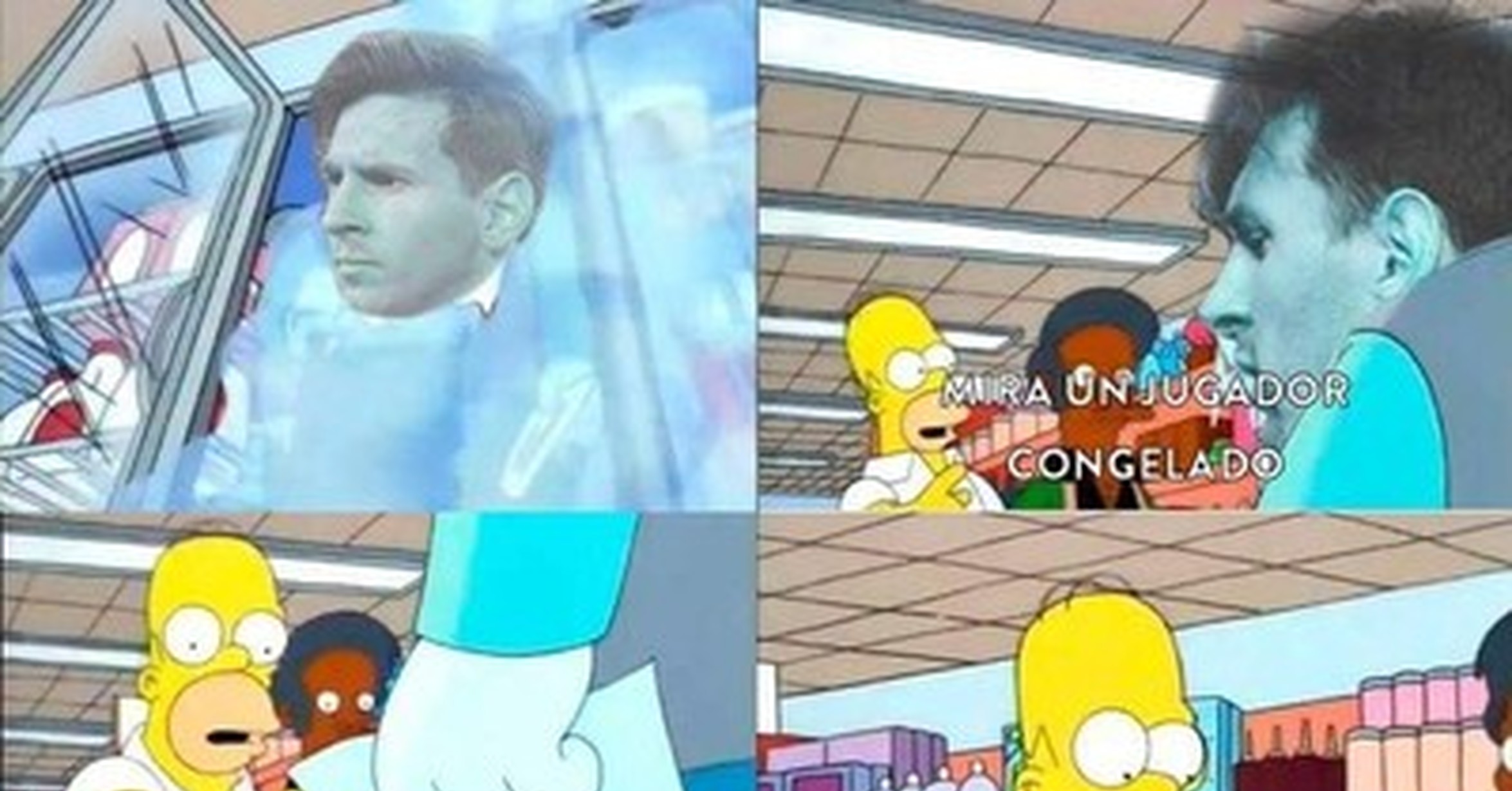 [ MEMEDEPORTES ] Mira, un jugador congelado