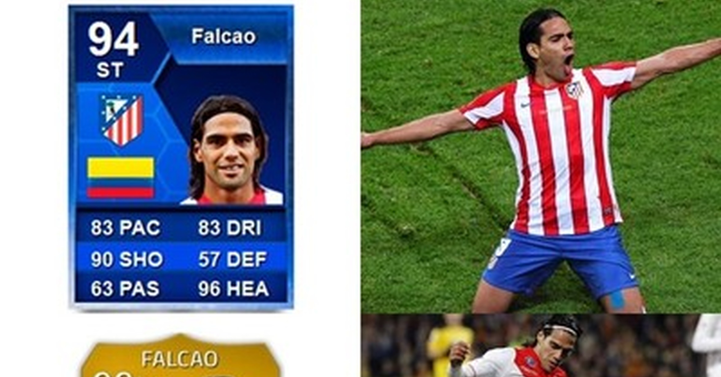 [ MEMEDEPORTES ] Las cartas del FIFA de Falcao desde 2013 hasta 2018 ...