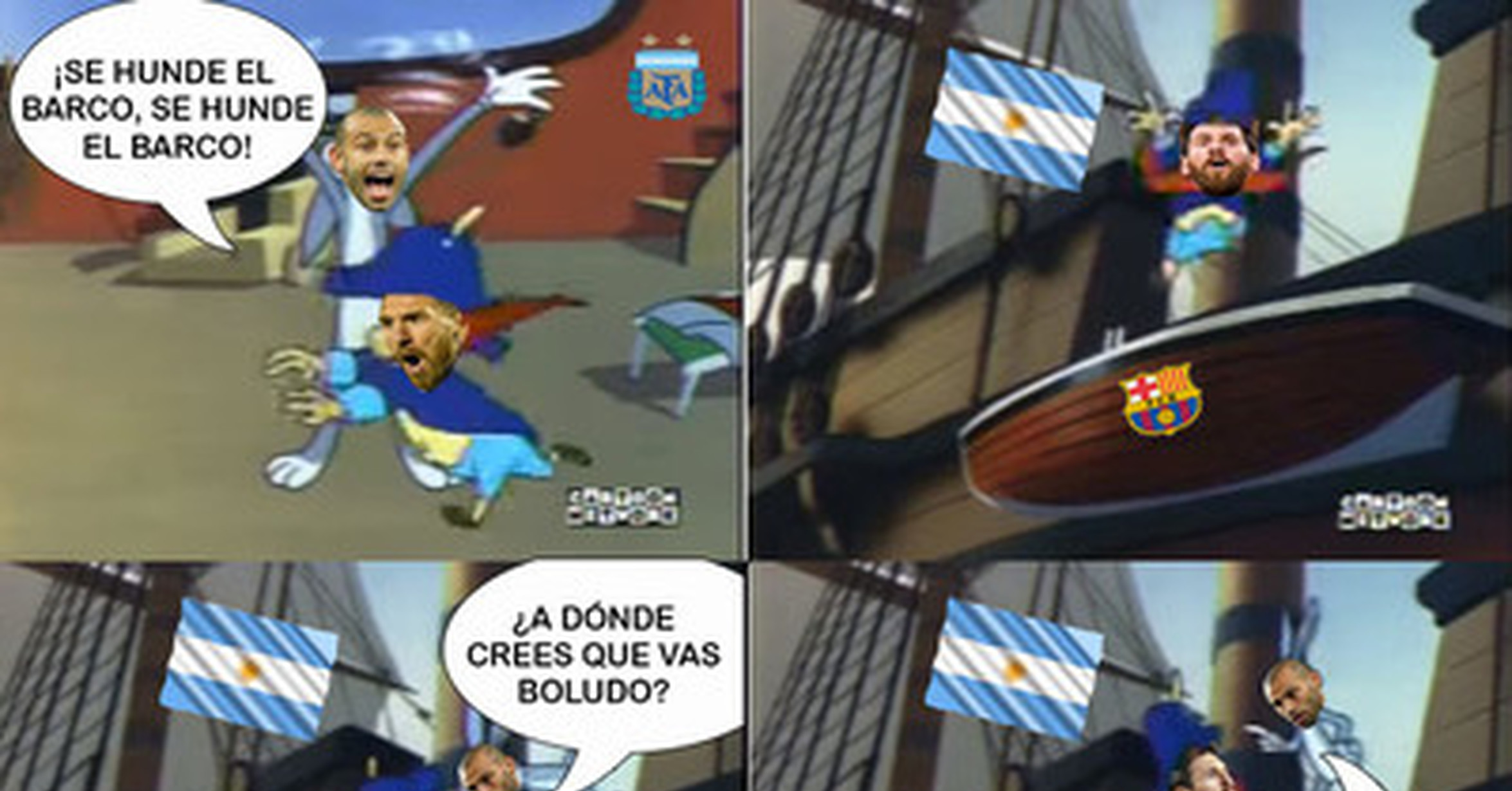 [ MEMEDEPORTES ] El capitán se hunde con su barco