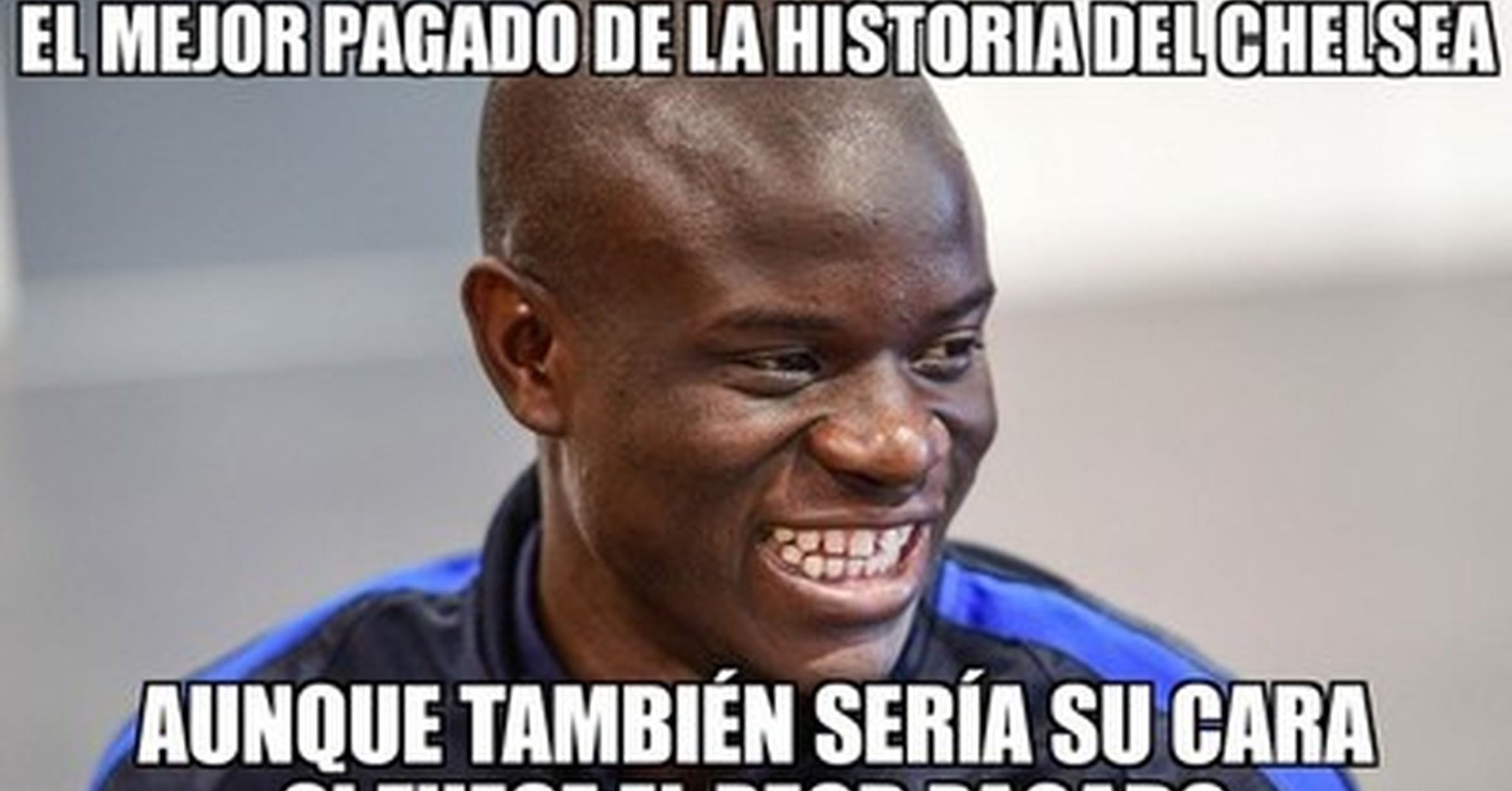 [ MEMEDEPORTES ] N'golo Kanté, siempre 'smile'