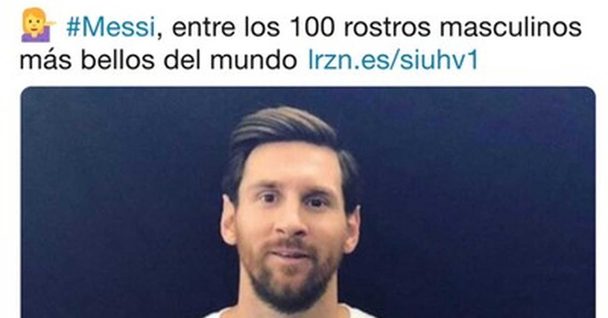 [ MEMEDEPORTES ] Messi entra en la lista de los 100 más guapos del ...