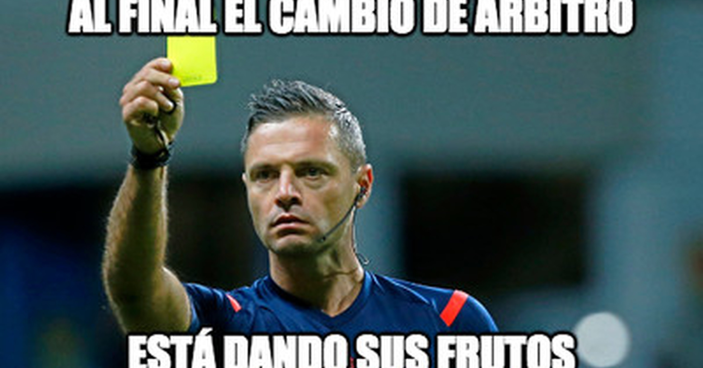 [ MEMEDEPORTES ] El cambio de árbitro dos días antes está siendo útil