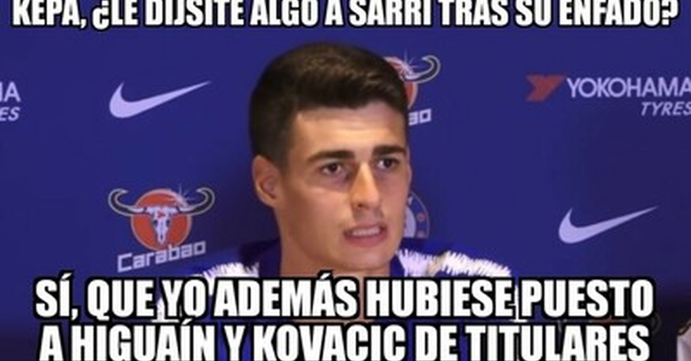[ MEMEDEPORTES ] Kepa tenía algo más que decir