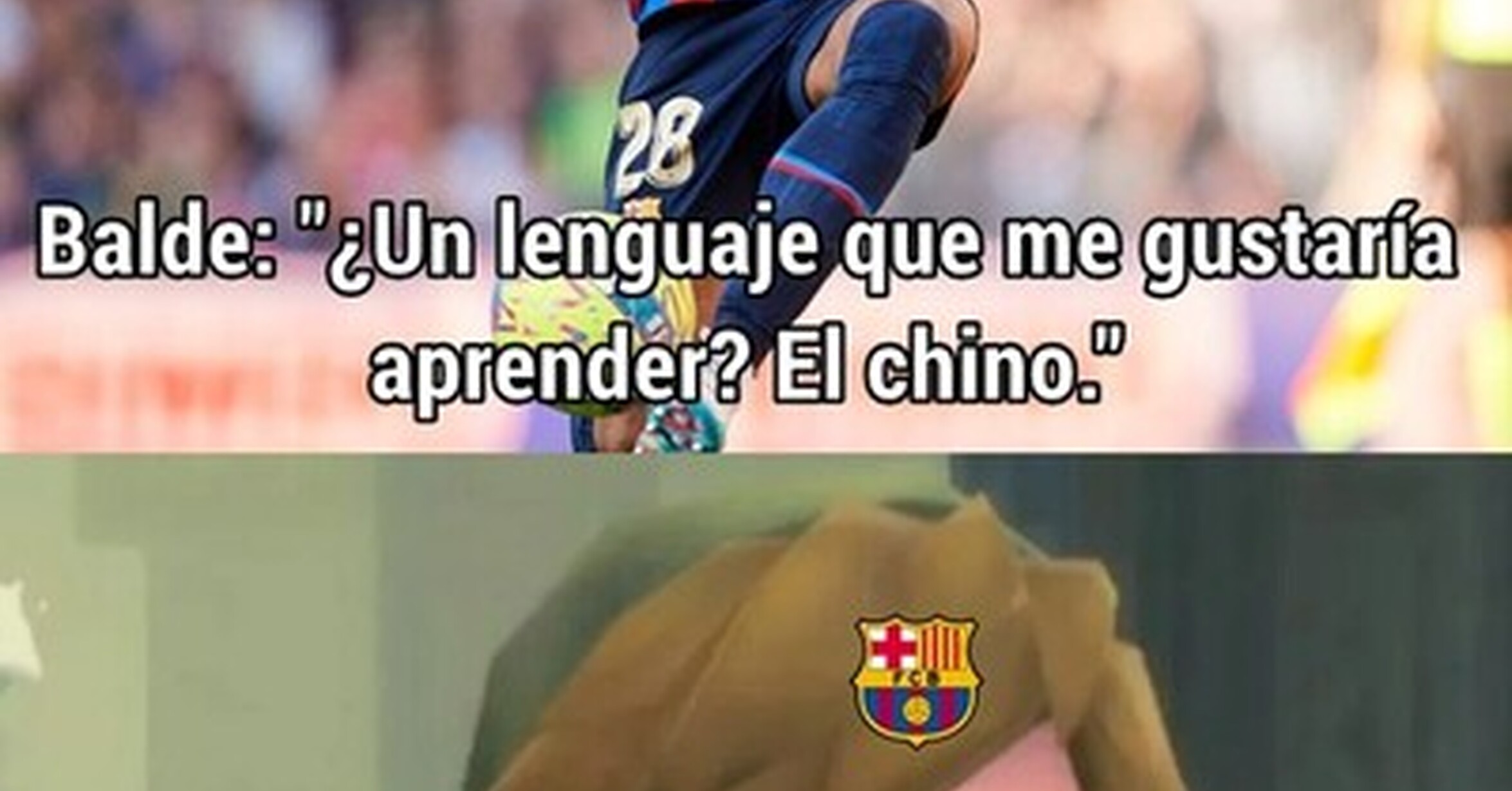 [ MEMEDEPORTES ] Balde, por favor...