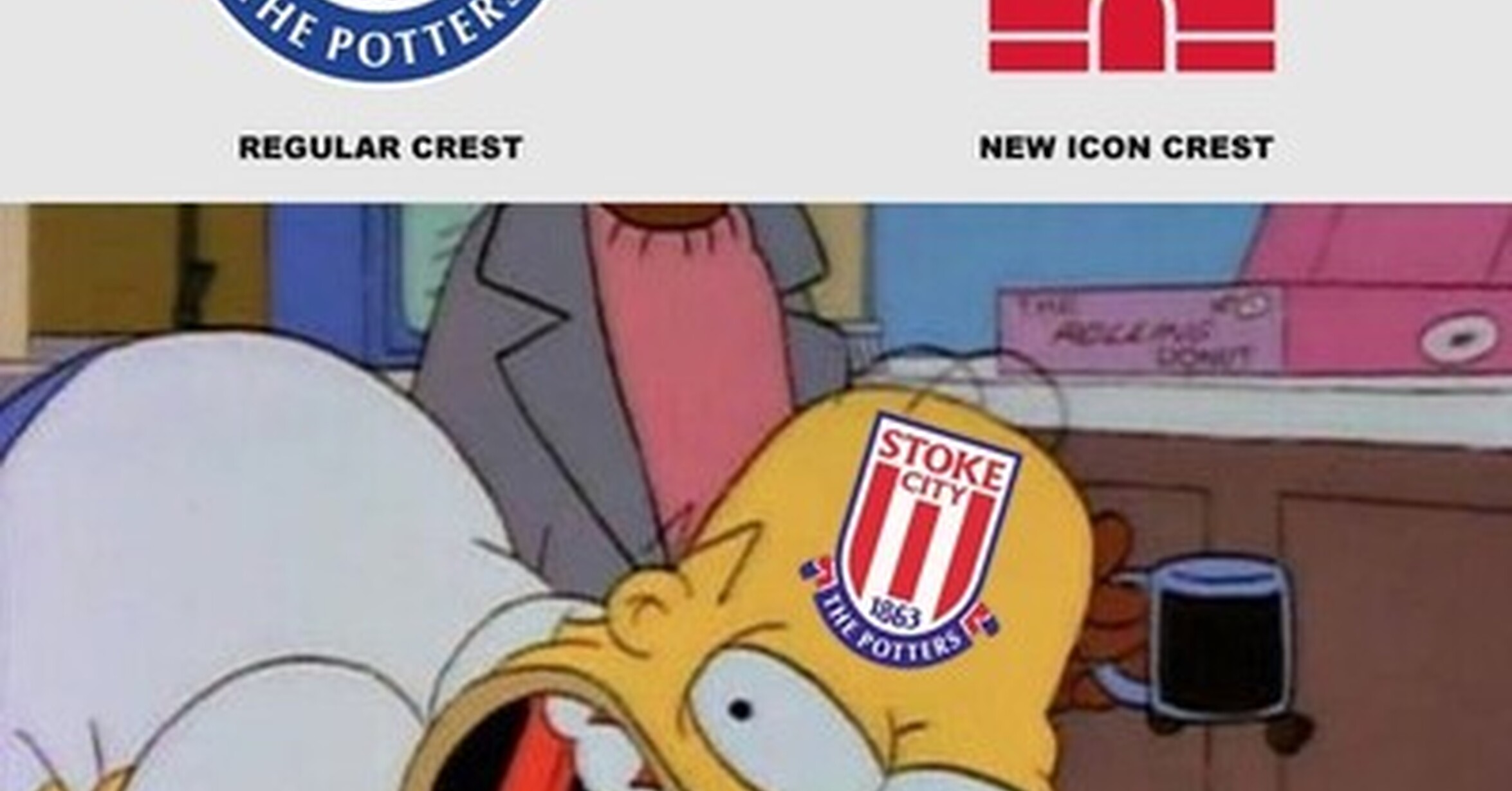 [ MEMEDEPORTES ] ¡Están a punto de cargarse el escudo del Stoke City!