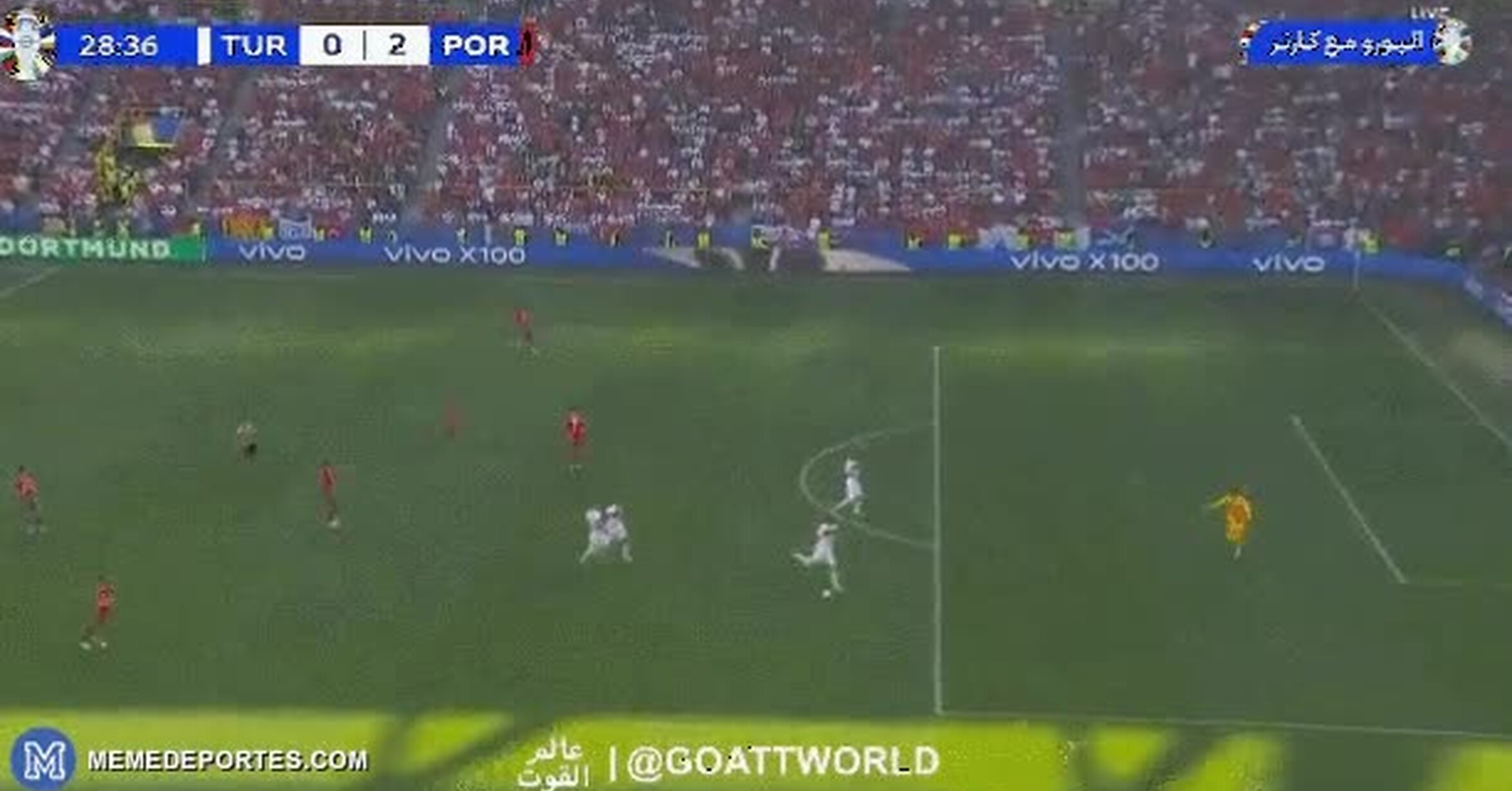 [ MEMEDEPORTES ] El surreal autogol que se marcó Turquía contra Portugal