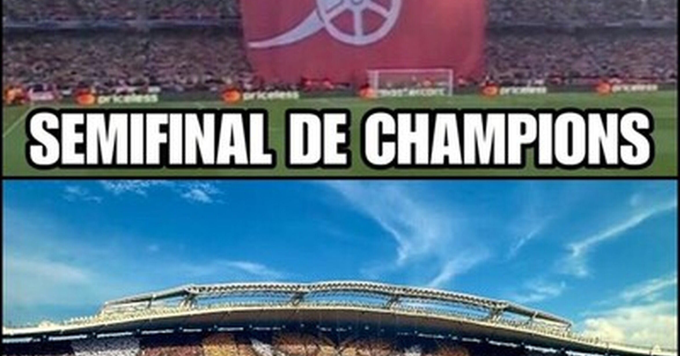 [ MEMEDEPORTES ] El momento en que empezó a perder el Arsenal