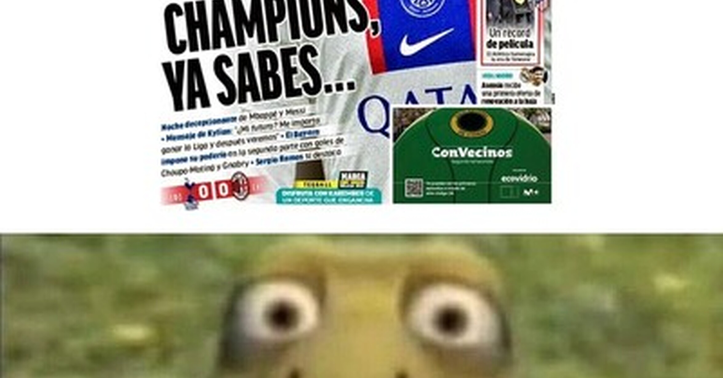[ MEMEDEPORTES ] ¿Ahora qué hago yo con esta portada?
