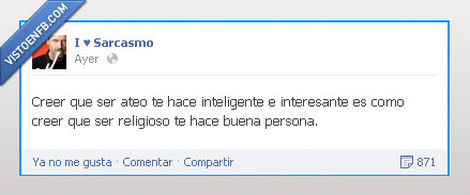 VEF > Visto en las Redes > La religión según i ♥ sarcasmo