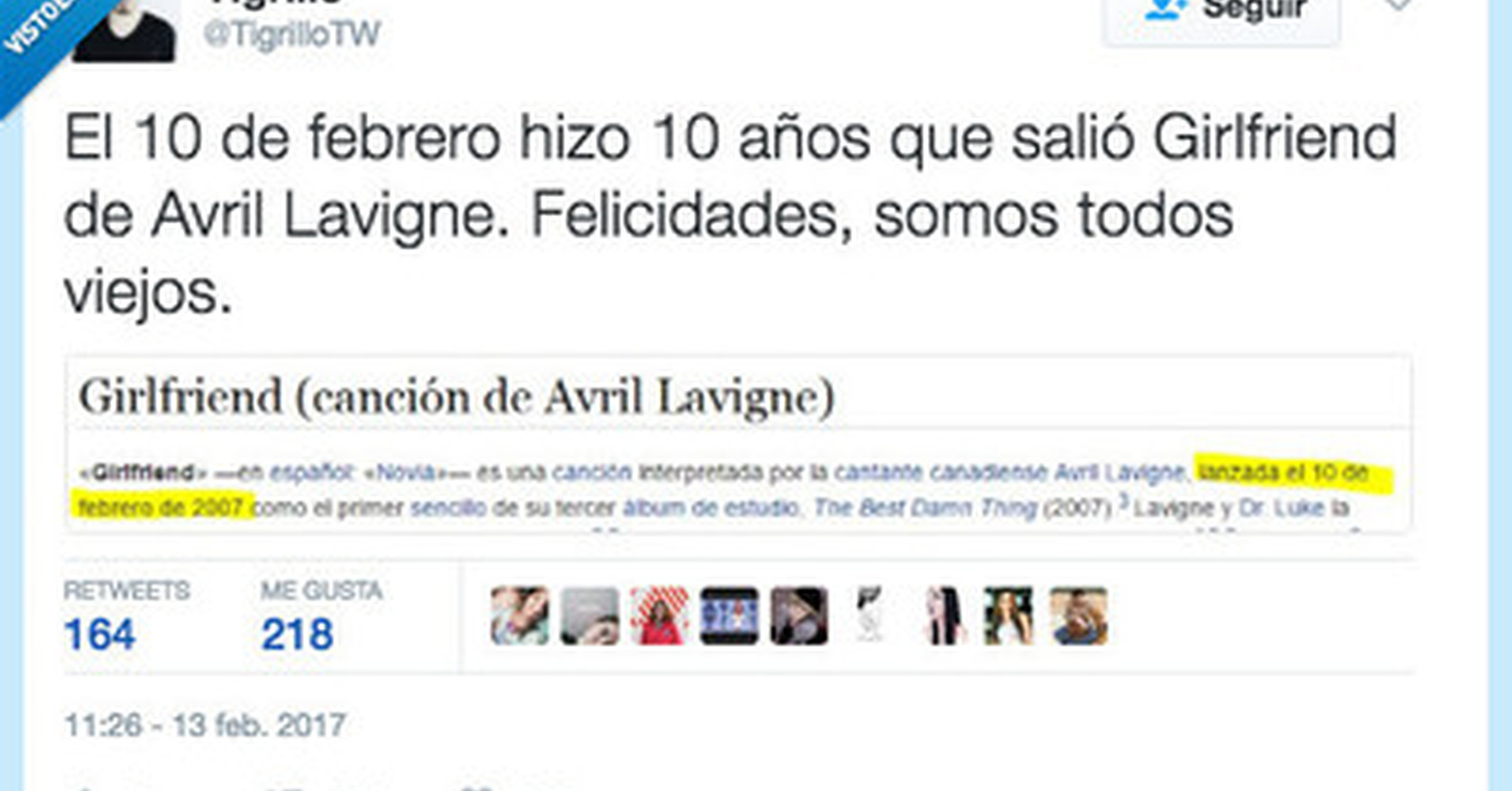 VEF > Visto en las Redes > BREAKING NEWS: Ya no eres un chaval por ...