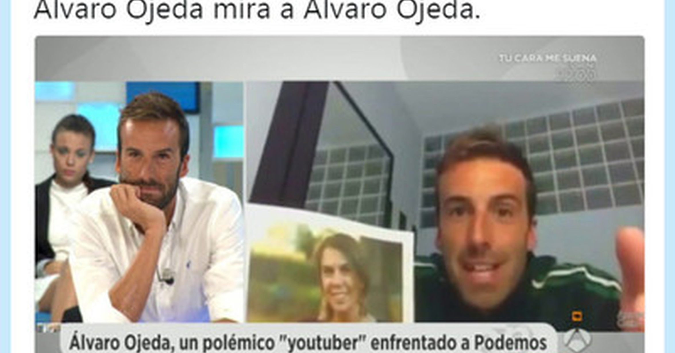 VEF > Visto en las Redes > El amor de Álvaro Ojeda es Álvaro Ojeda