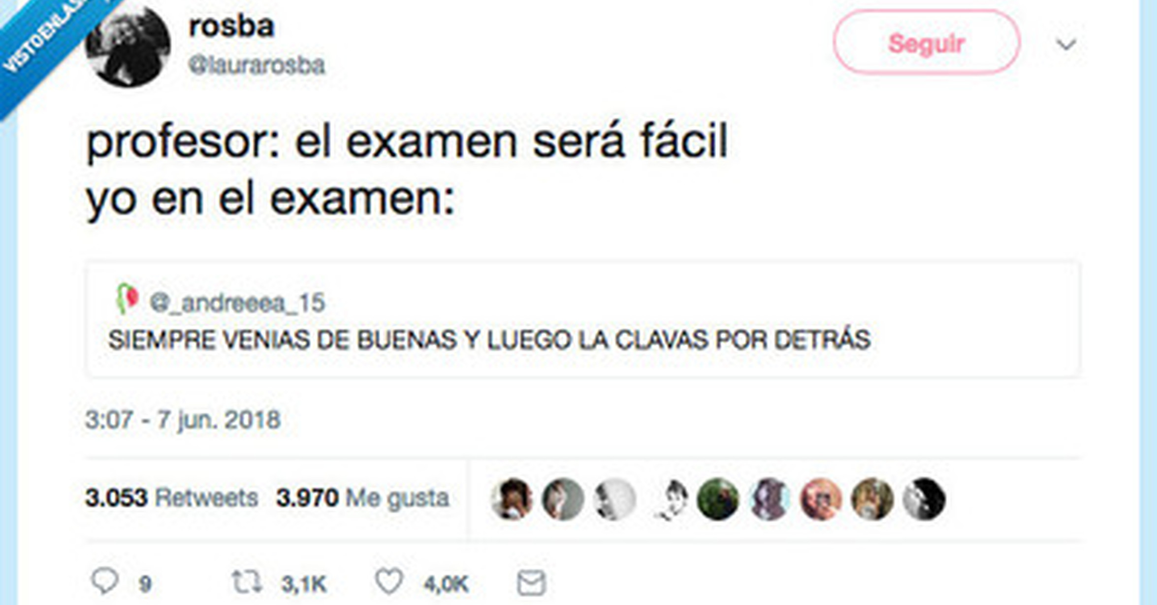 VEF > Visto en las Redes > Nunca te fíes de tu profesor, por @laurarosba