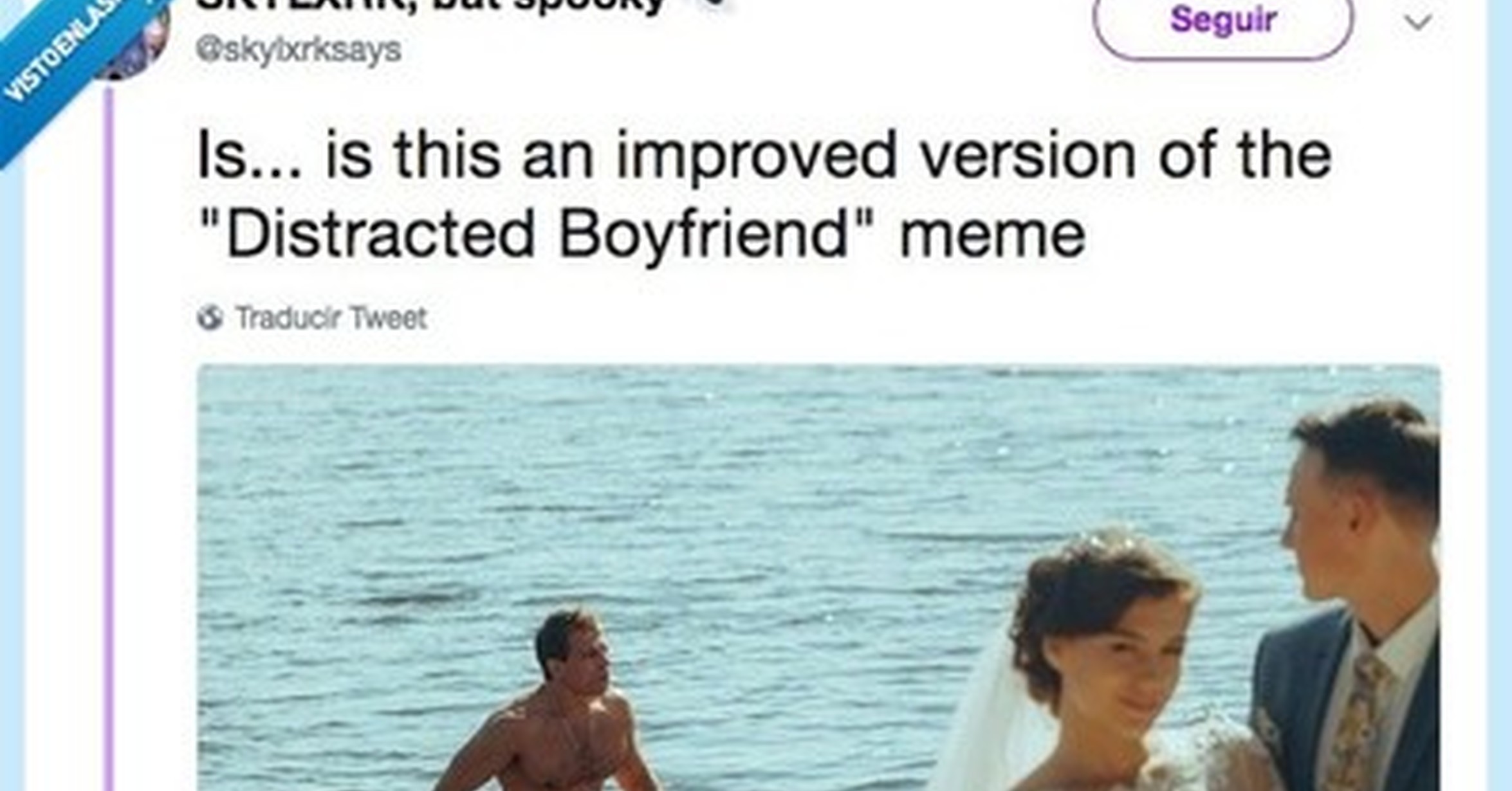 VEF > Visto en las Redes > La versión mejorada del meme del novio ...