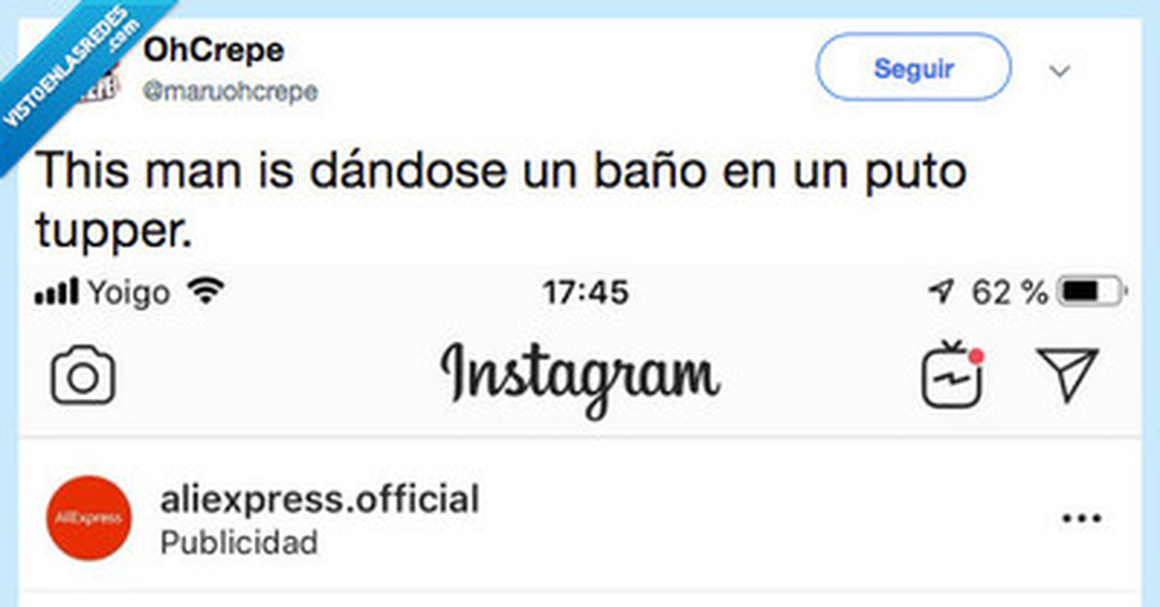 VEF > Visto en las Redes > Aliexpress vende una bañera-tupper con su ...